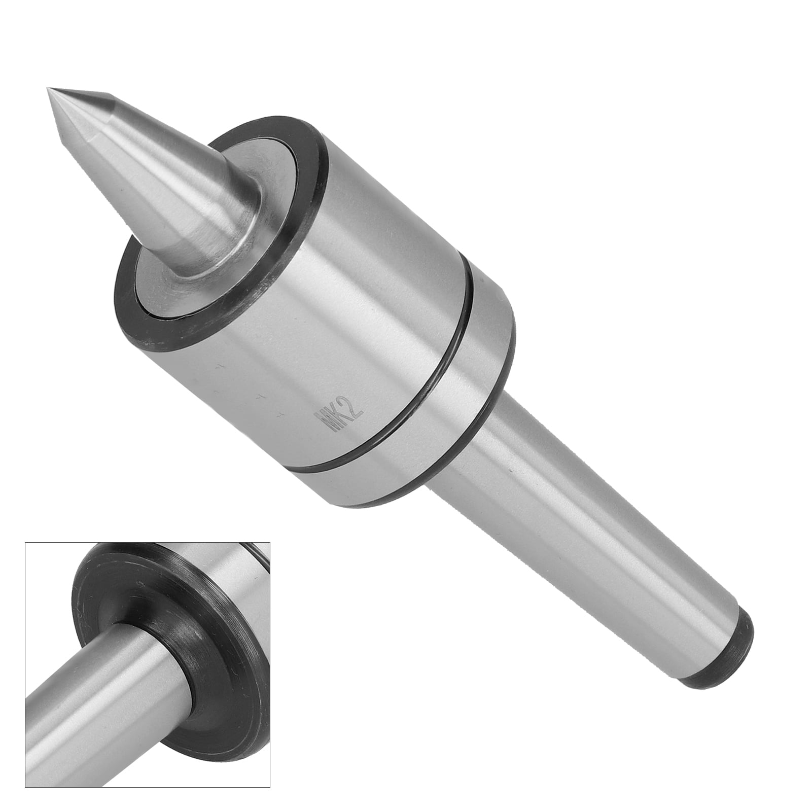 MK2-1 Slot Live Center for Woodworking and Lathe Machine,60° Morse ...