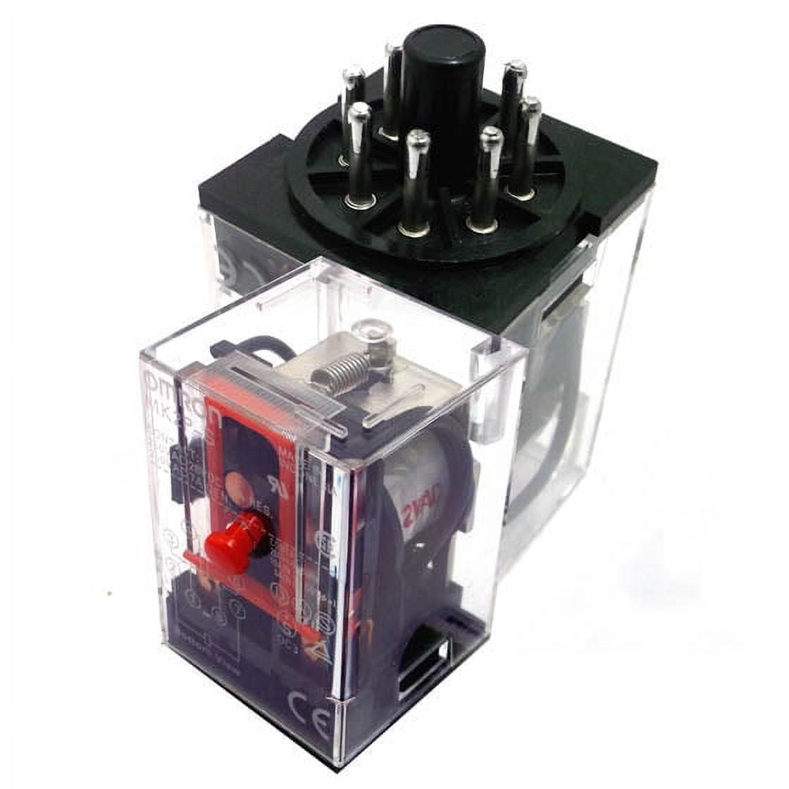 MK2P-S-AC12 - RELAY AC 12V 2P2T 10A 8P ROUND 10A/250VAC/28VDC - Walmart.com