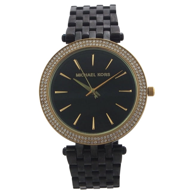 MK3322 Darci Black Ion Plated Stainless Steel Bracelet Watch - Walmart.com