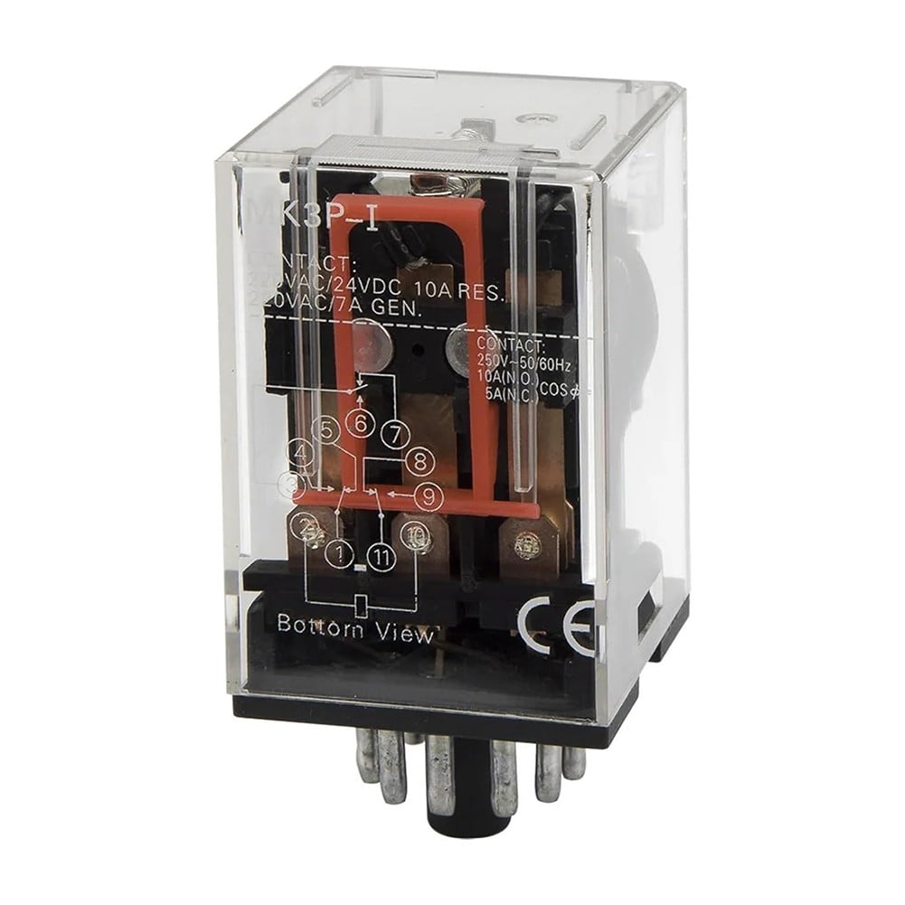 Mk3P-I Mk3P Dc 12V Dc Relay 11 Pin 10A 250Vac - Walmart.com