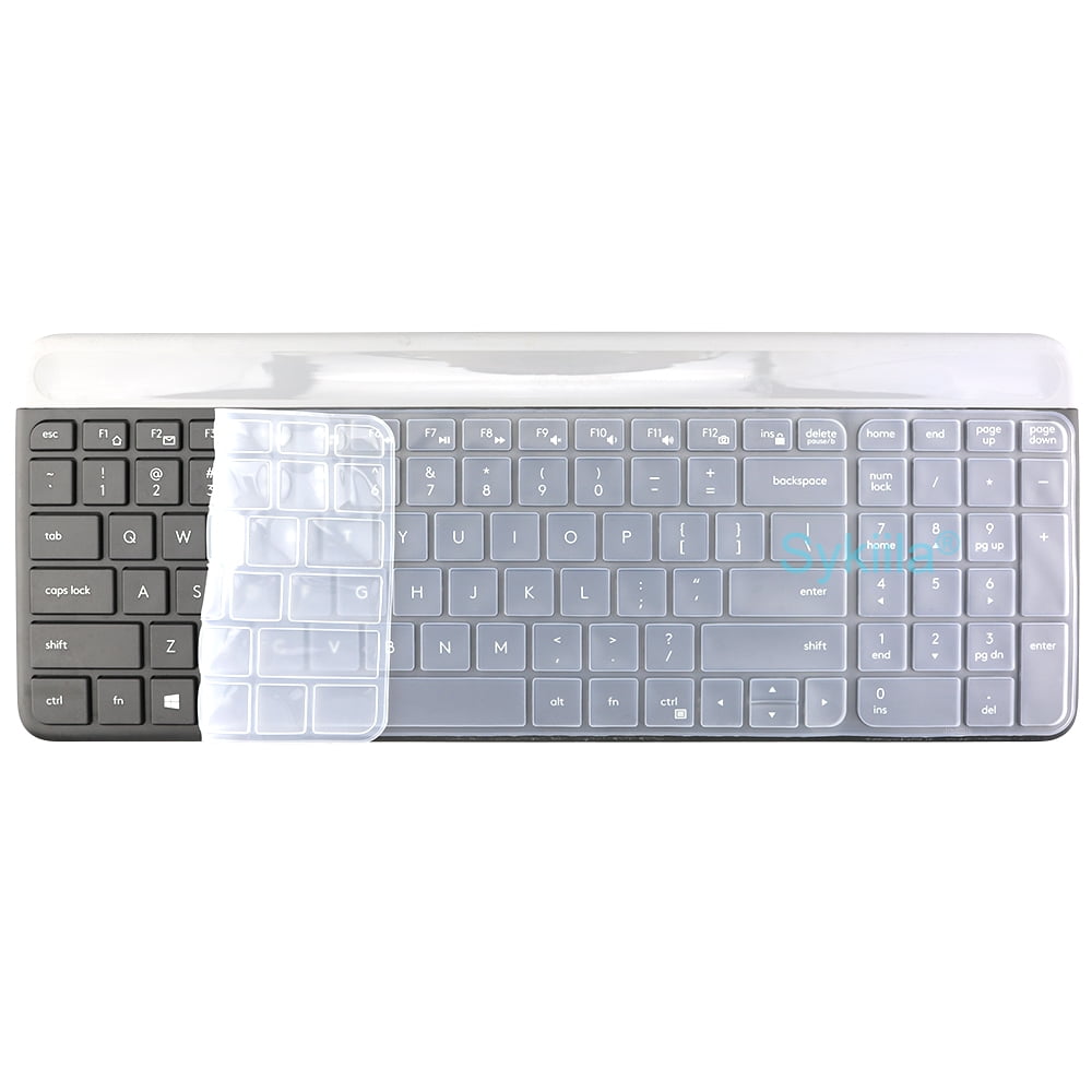 MK470 Keyboard Cover for Logitech MK470 K470 K580 K585 Wired Set Silicone Protector Skin Case ...