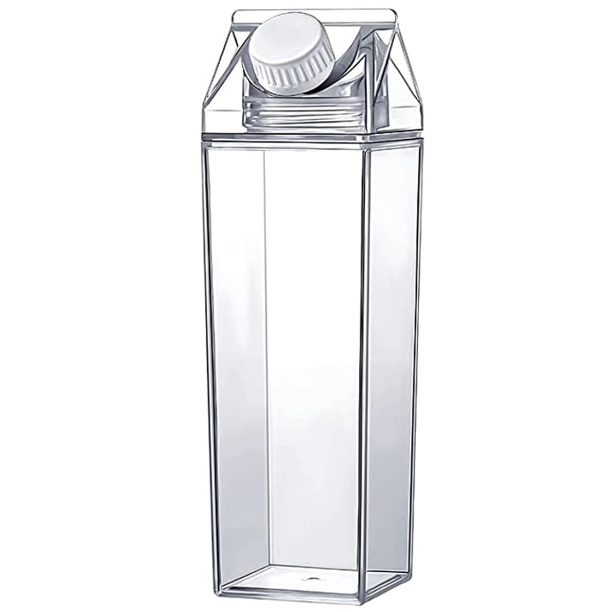 MKBL 500Ml/1000Ml Clear Milk Carton Water Bottle Leak-proof Milk Box ...