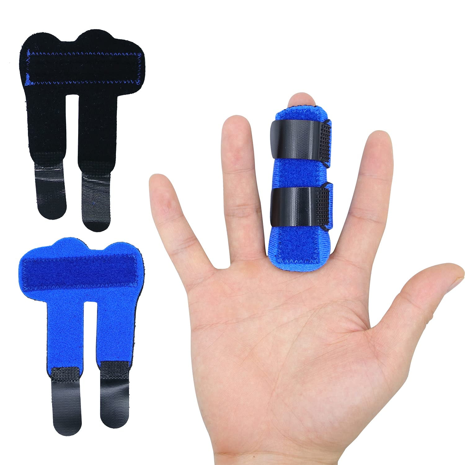 MKBL Trigger Finger Splint, 2 Pack of Finger Brace for Straightening ...