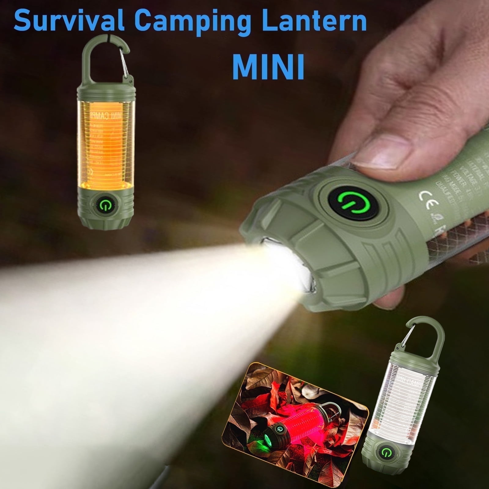 150-Lumen LED Camping Light - USB-C Rechargeable Trail Light Kit, 6 ...