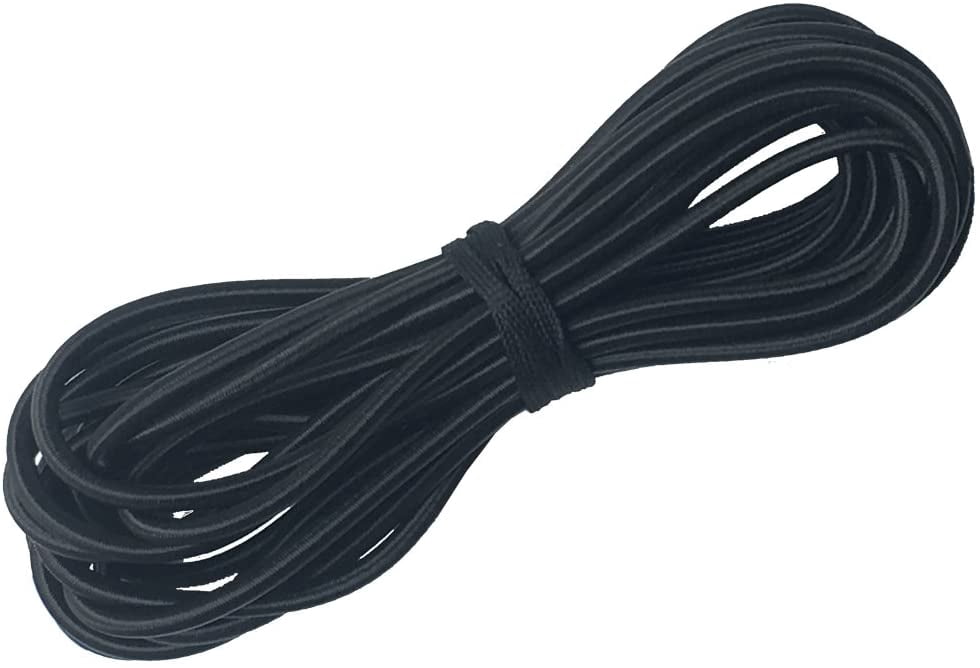 MKEUDQ-1/4" x 50' Bungee Shock Cord - Elastic Nylon Cords Kayak Stretch ...