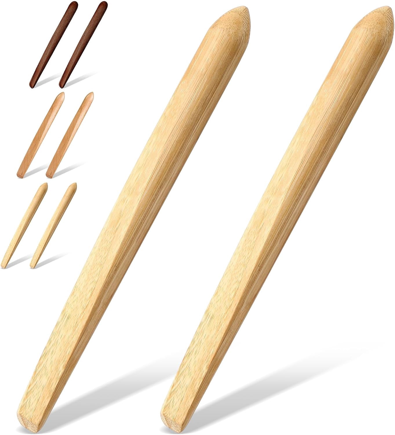 MKEUDQ-2 Pcs 11 Inch Spurtle for Sourdough Stirring Stick Bread Mixing ...