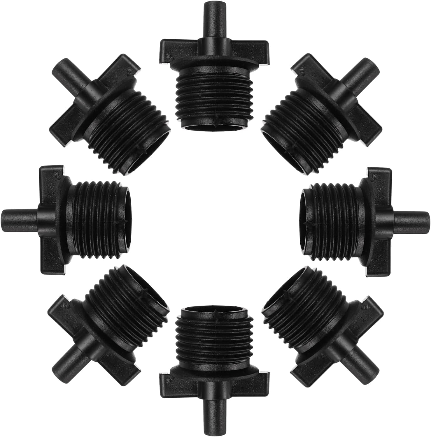 MKEUDQ-Barb Drip Pipe Connector 1/2 BSPF Male Thread 4/7mm Hose Fitting ...