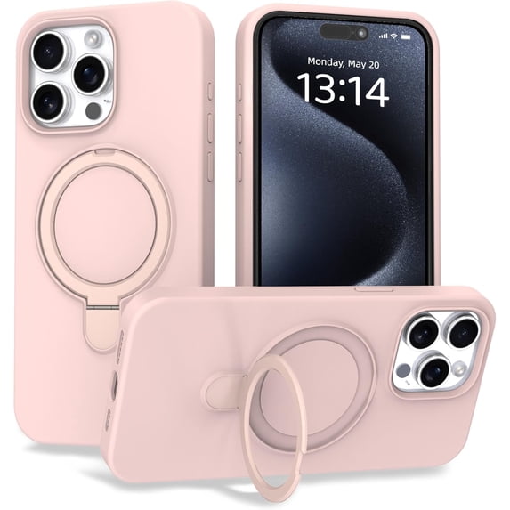 MKEUDQ-Case for iPhone 16 Pro Max Case with Magnetic Invisible Stand ...