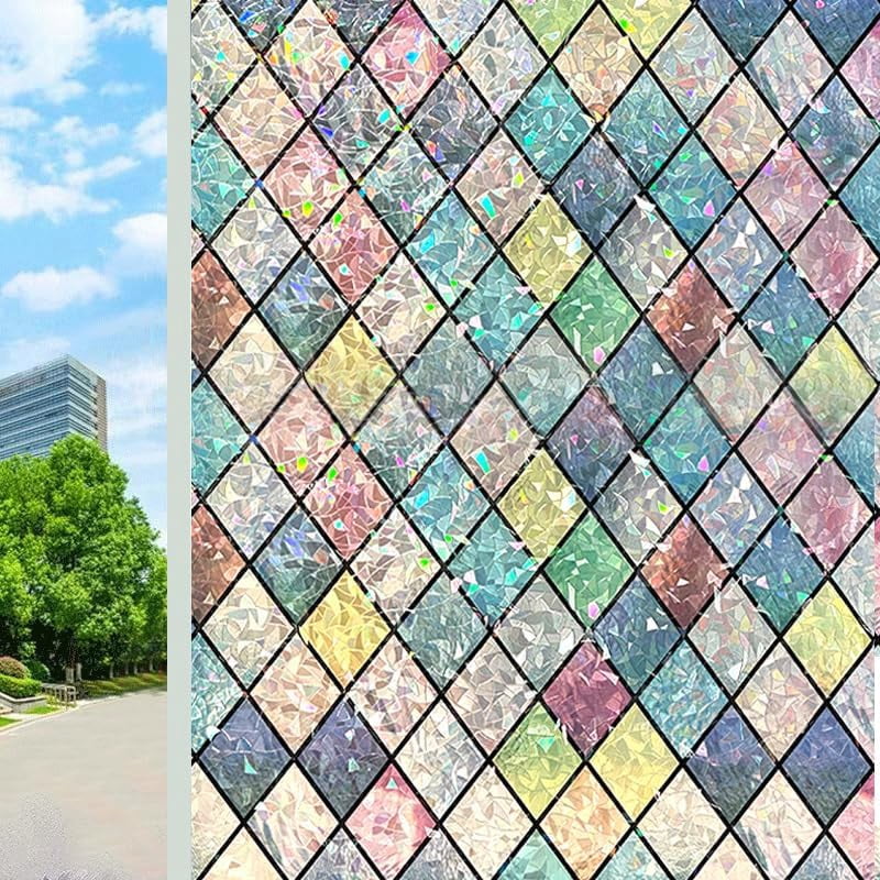 MKEUDQ-Self-Adhesive Frosted Window Film for Office Privacy - Static ...