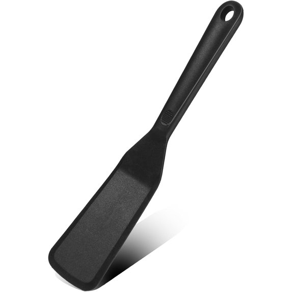 MKEUDQ-Silicone Narrow Skinny Spatula Crepe Flipper Long Spatula Heat ...