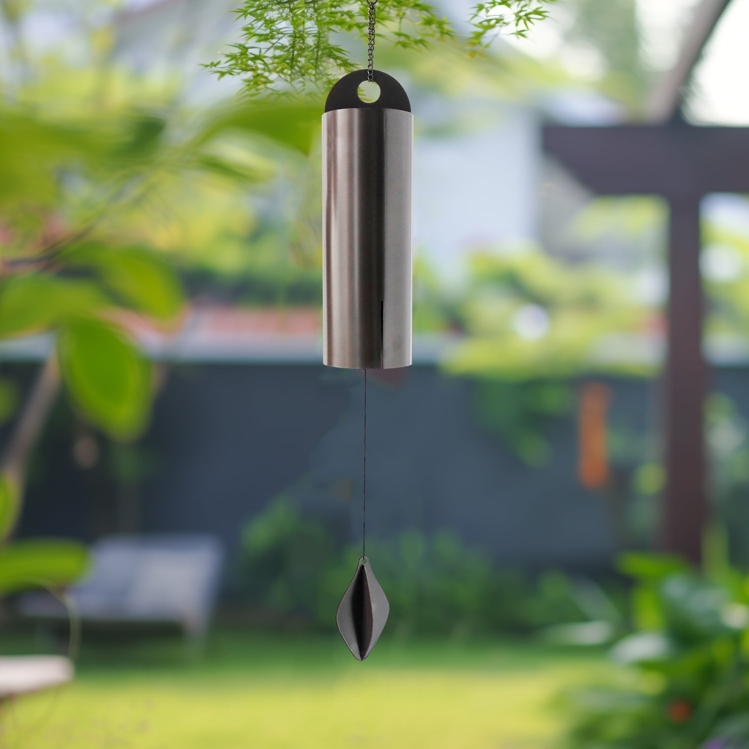 MKEYEA Large 43.3" Deep-Resonance Bell - Memorial Wind Chime with ...