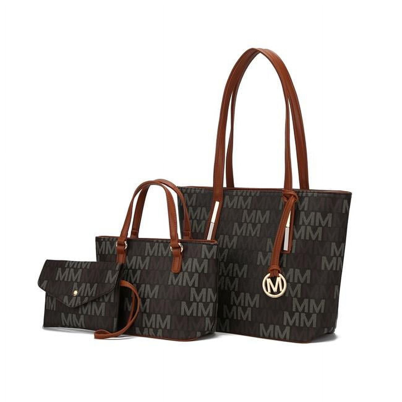 MKF Collection 3PC Aylet M Tote with Mini Handbag and Wristlet Pouch by ...