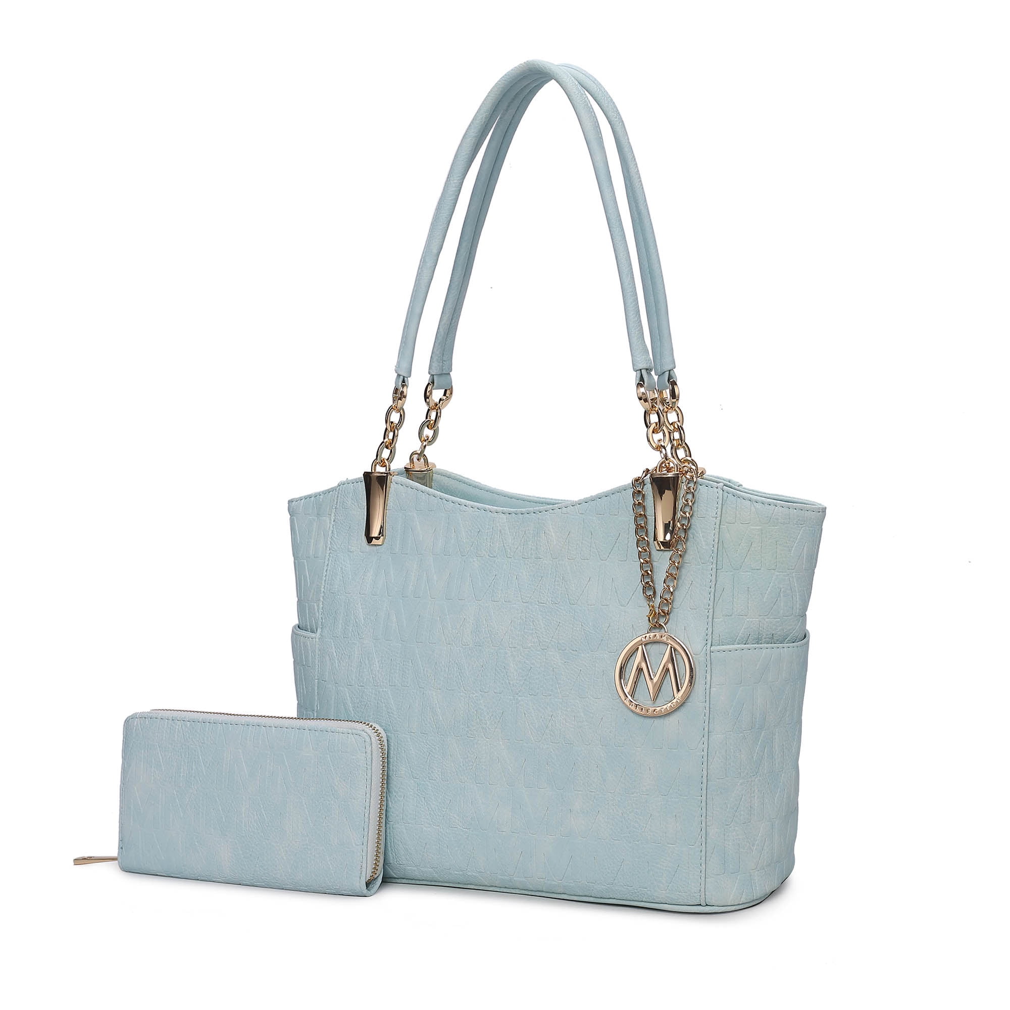 MKF Collection Allison Women's Tote Bag and Wallet Set, Vegan Leather ...