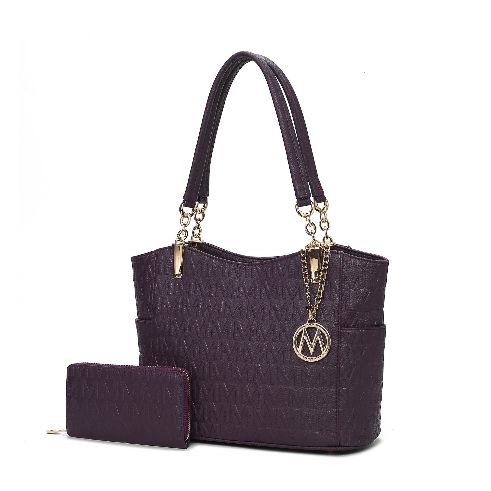 MKF Collection Allison Women's Tote Bag and Wallet Set, Vegan Leather ...