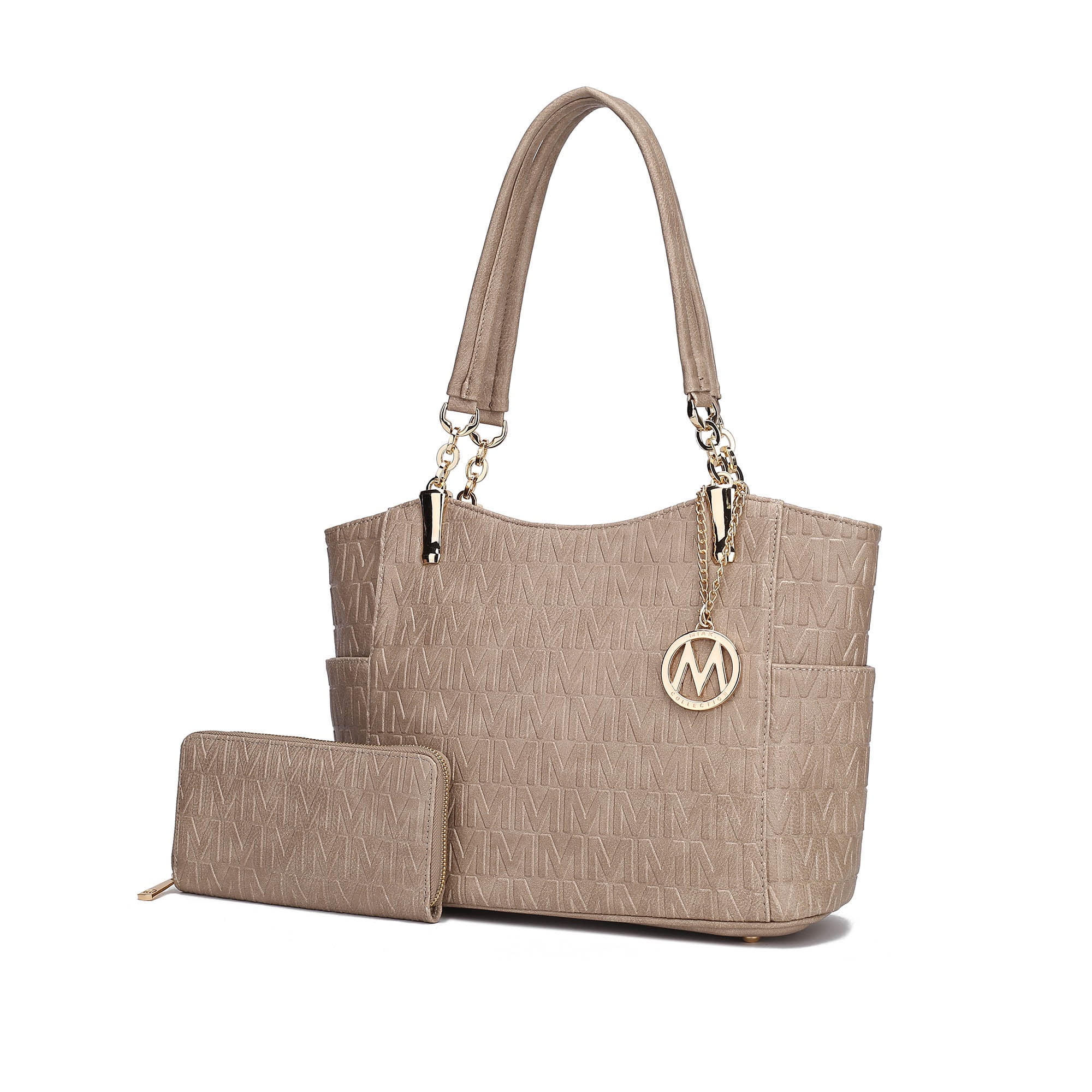 MKF Collection Allison Women's Tote Bag and Wallet Set, Vegan Leather ...