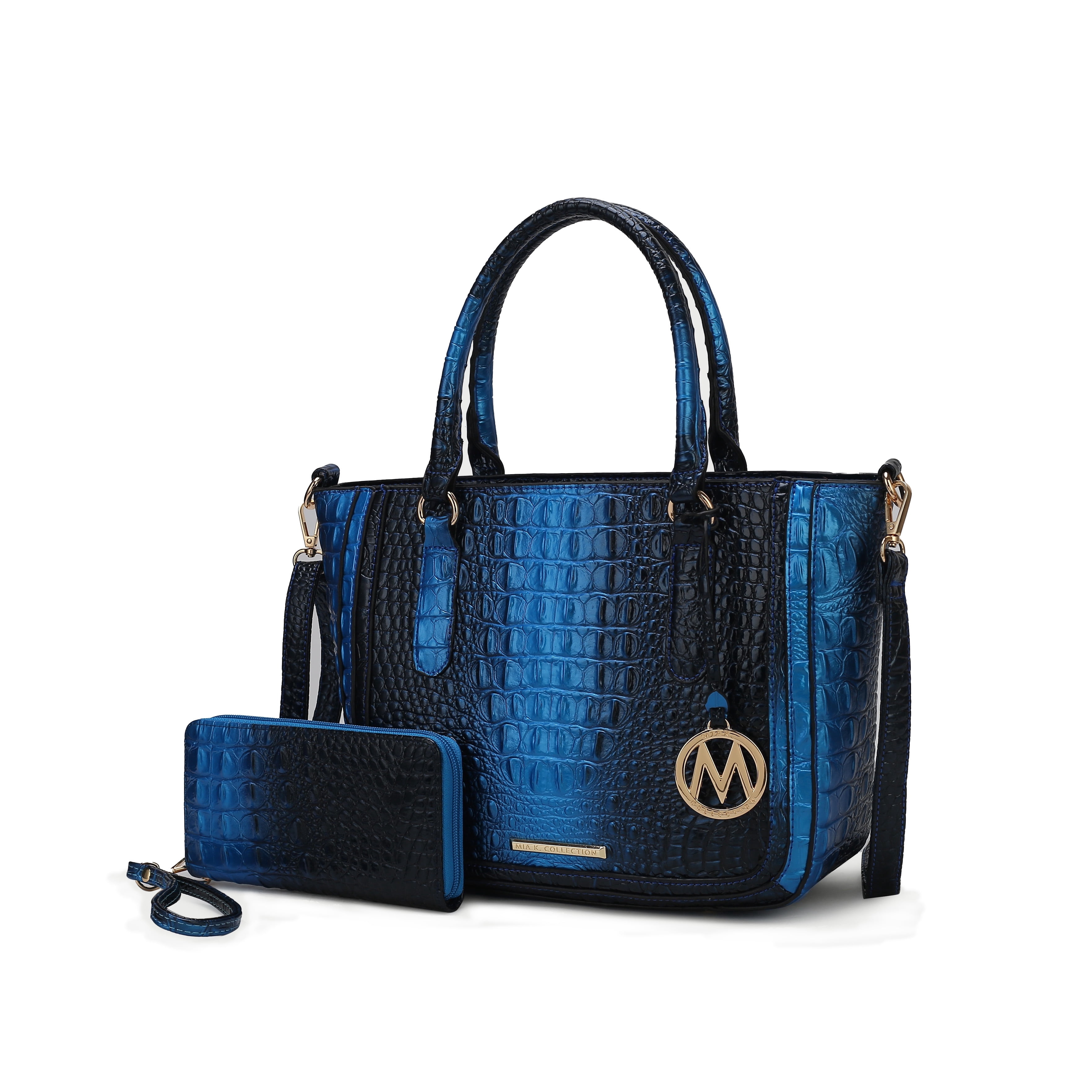 MKF Collection Aphelia Women's Satchel Bag with Wallet, Two-Tone ...