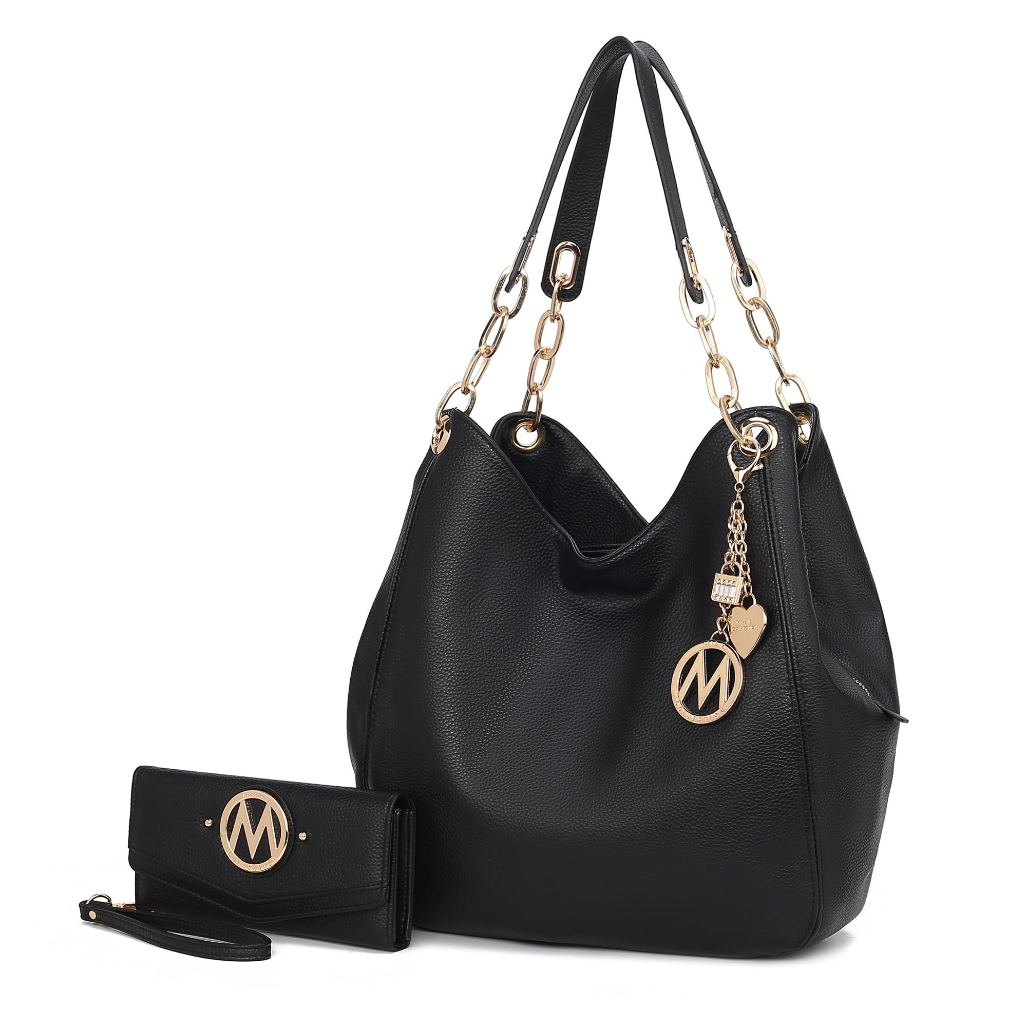 MKF Collection Ashley Women's Hobo Bag with Wristlet Wallet, Vegan ...