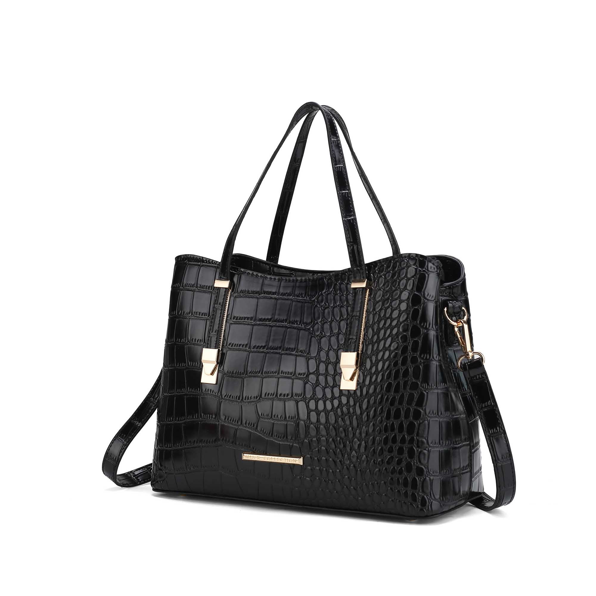 MKF Collection Aurelia Women's Tote Bag, Crocodile Vegan Leather ...