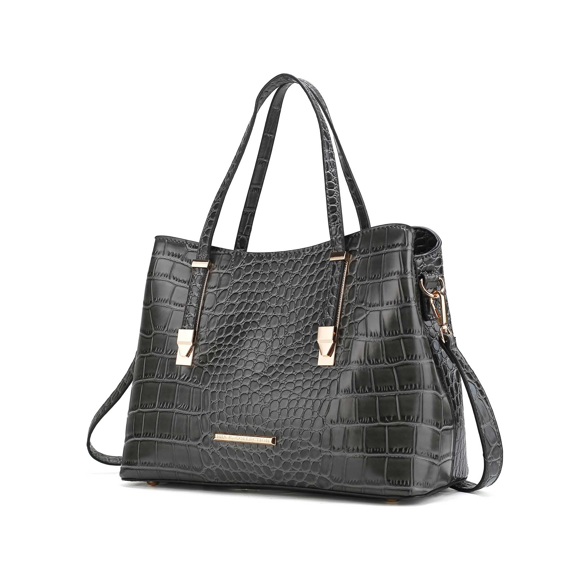 MKF Collection Aurelia Women's Tote Bag, Crocodile Vegan Leather ...