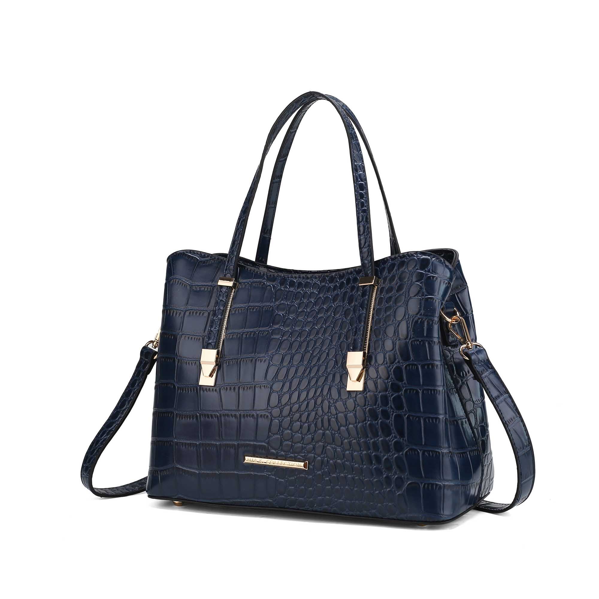 MKF Collection Aurelia Women's Tote Bag, Crocodile Vegan Leather ...