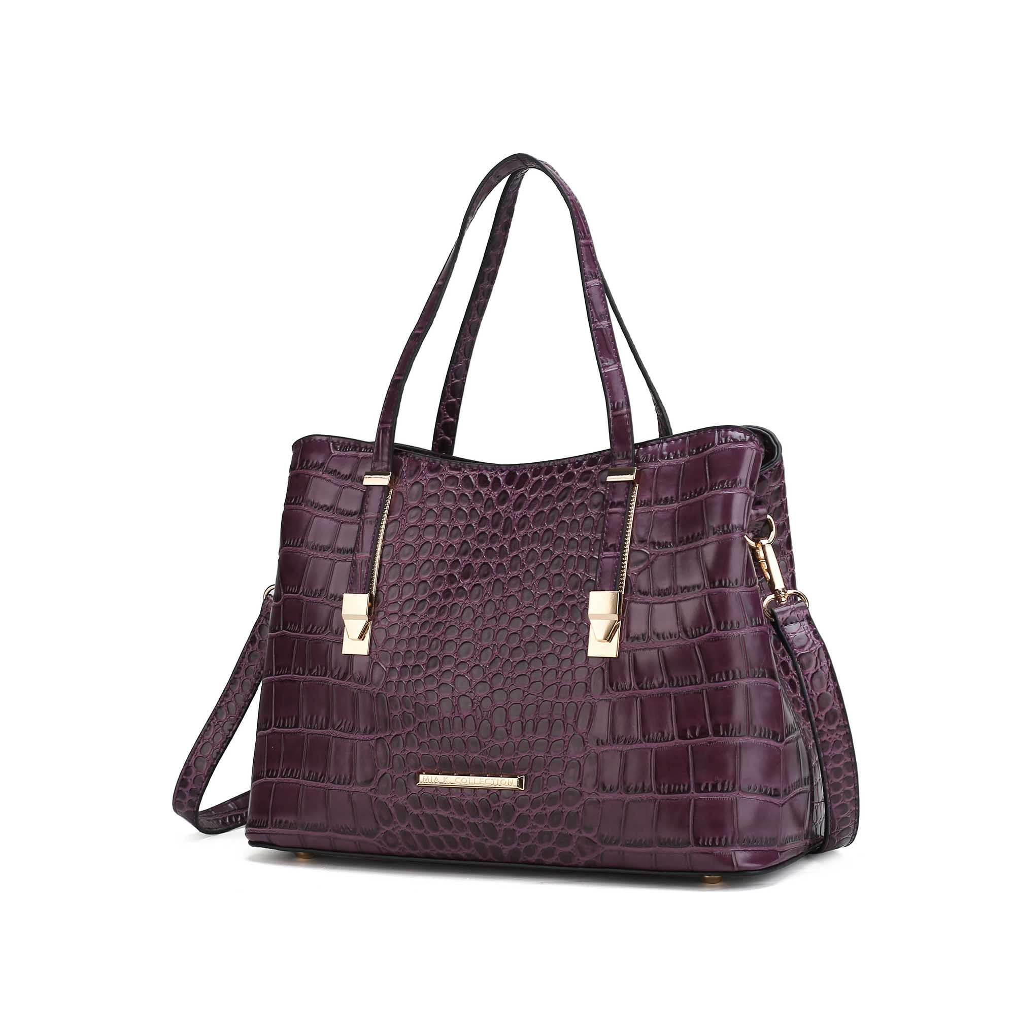 MKF Collection Aurelia Women's Tote Bag, Crocodile Vegan Leather ...