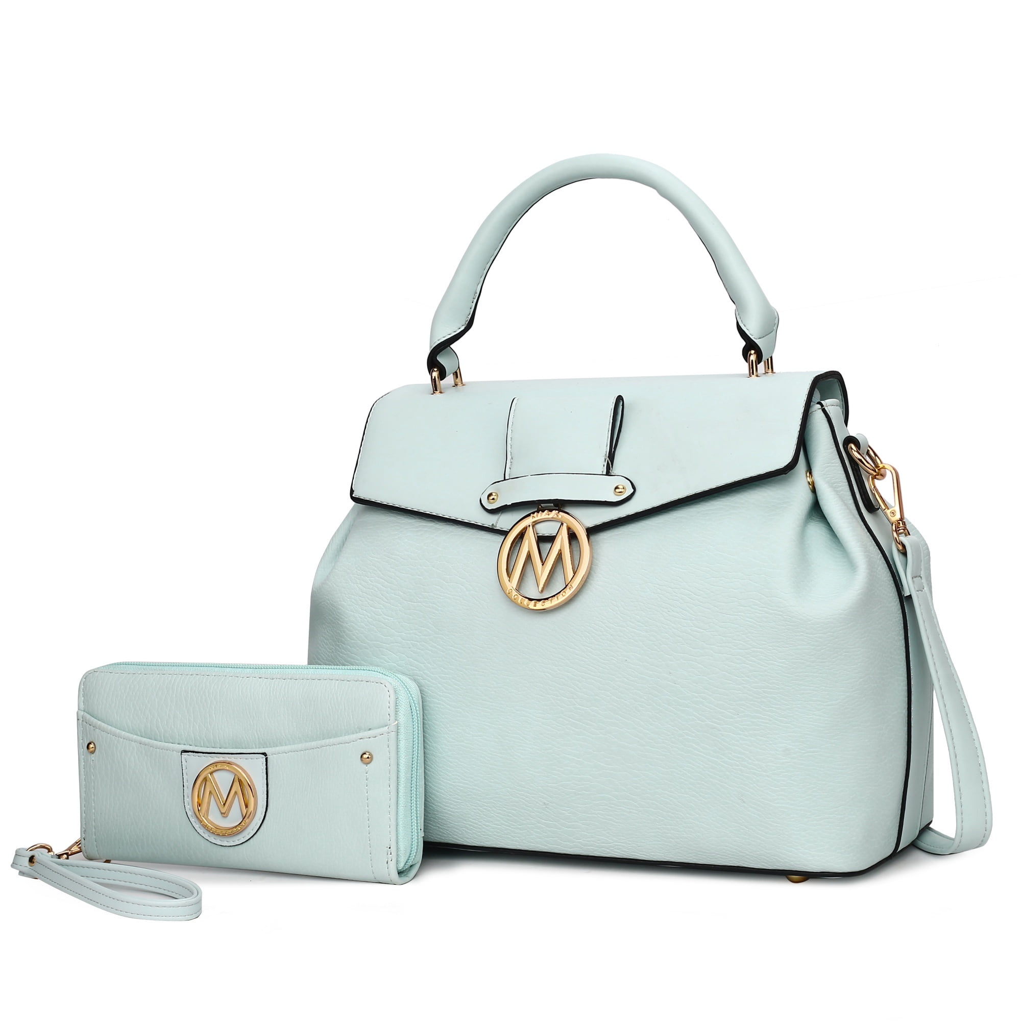 MKF Collection Aurora Satchel Handbag & Wallet Set – Stylish Vegan ...