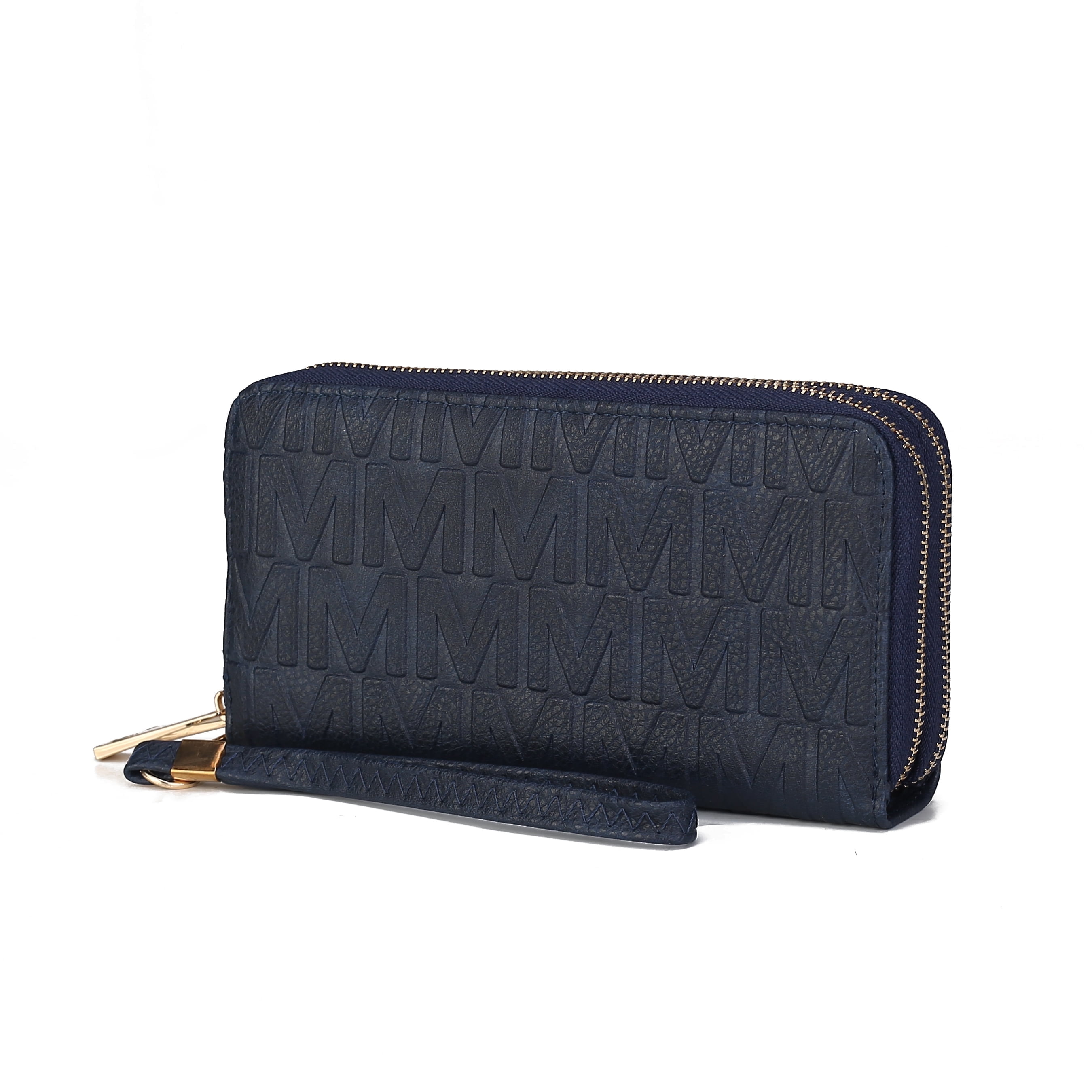 MKF Collection Aurora Women's Wristlet Wallet, Signature Vegan Leather ...