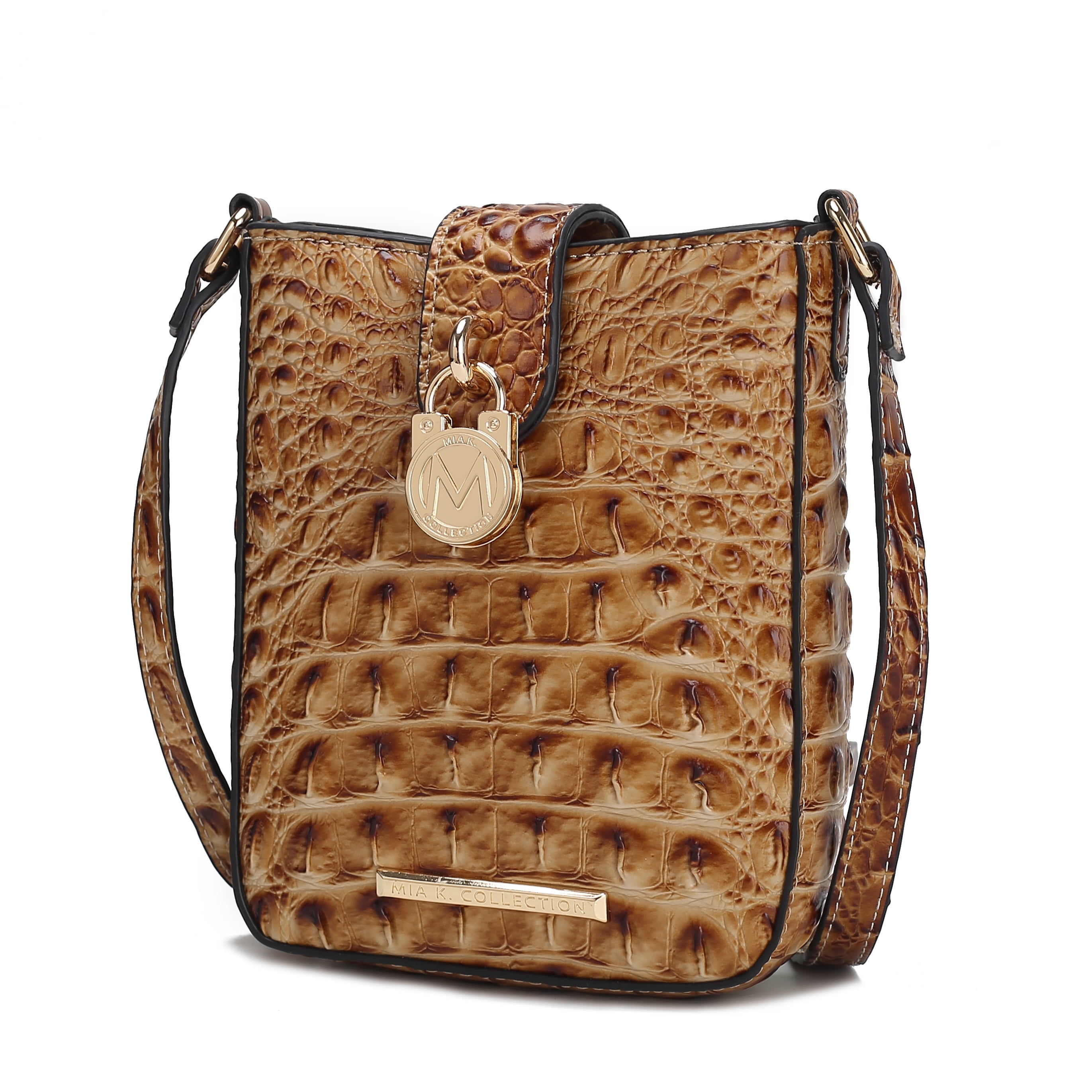 MKF Collection Avery Faux Crocodile Embossed Vegan Leather Women’s ...