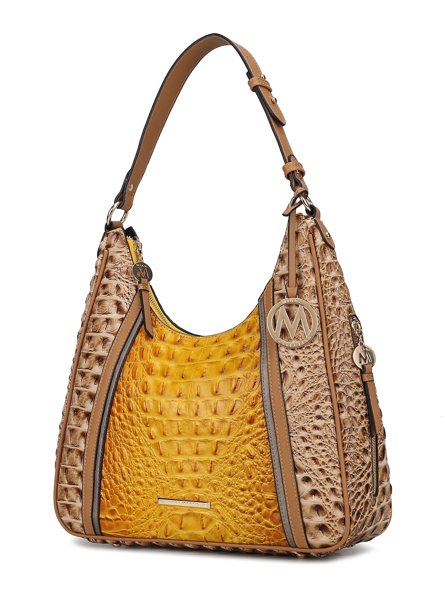 MKF Collection Becket Faux Crocodile-Embossed Vegan Leather Women's ...