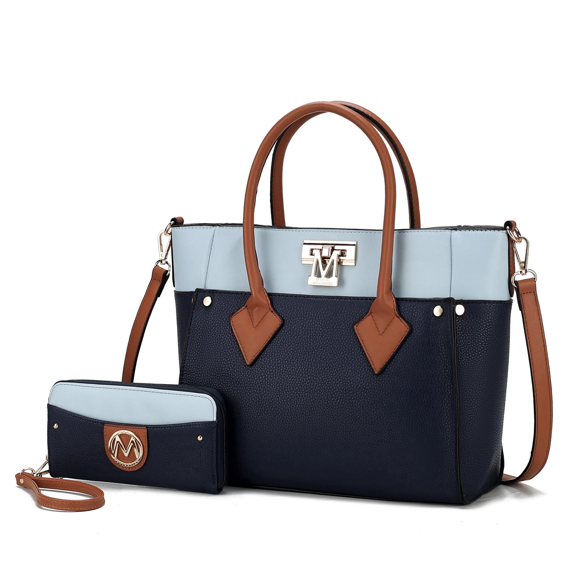 MKF Collection Brynlee Women's Tote Bag & Wristlet Wallet, Crossbody ...