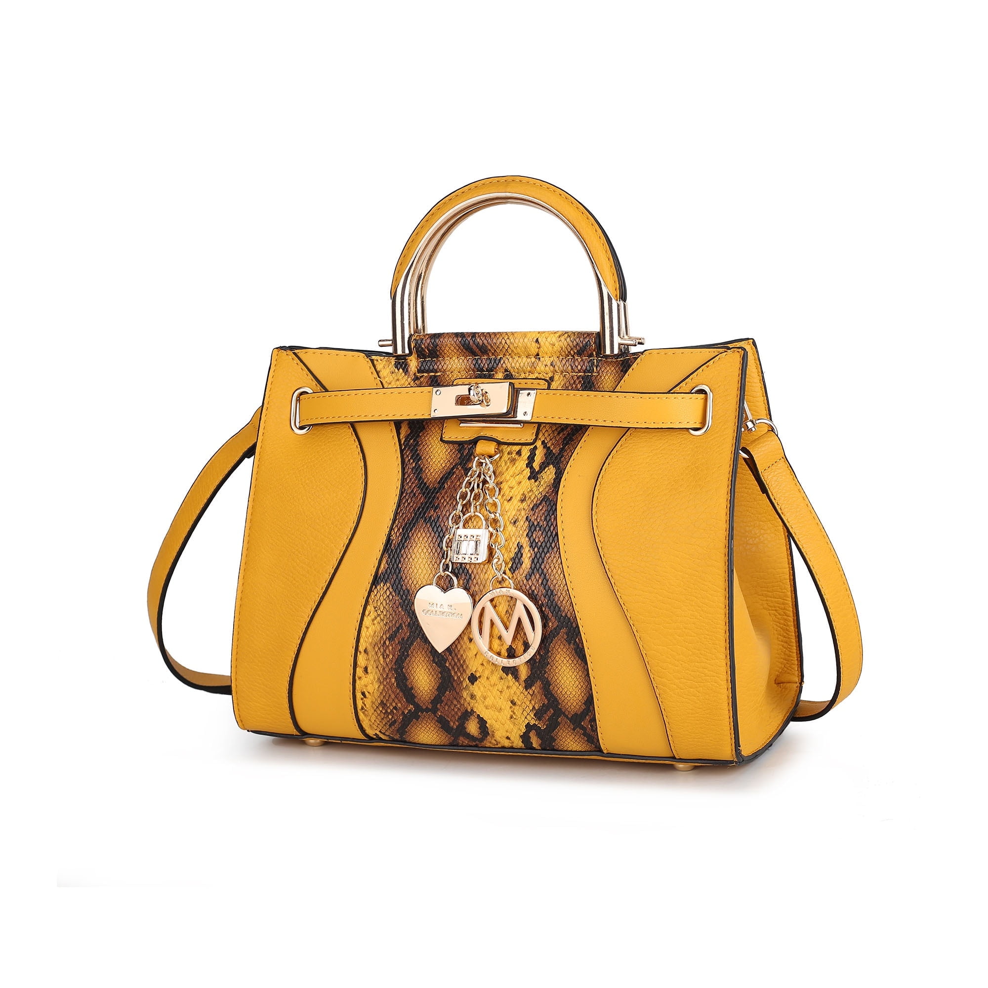 MKF Collection Cassia Women’s Satchel Bag Vegan Leather Snake Crossbody ...