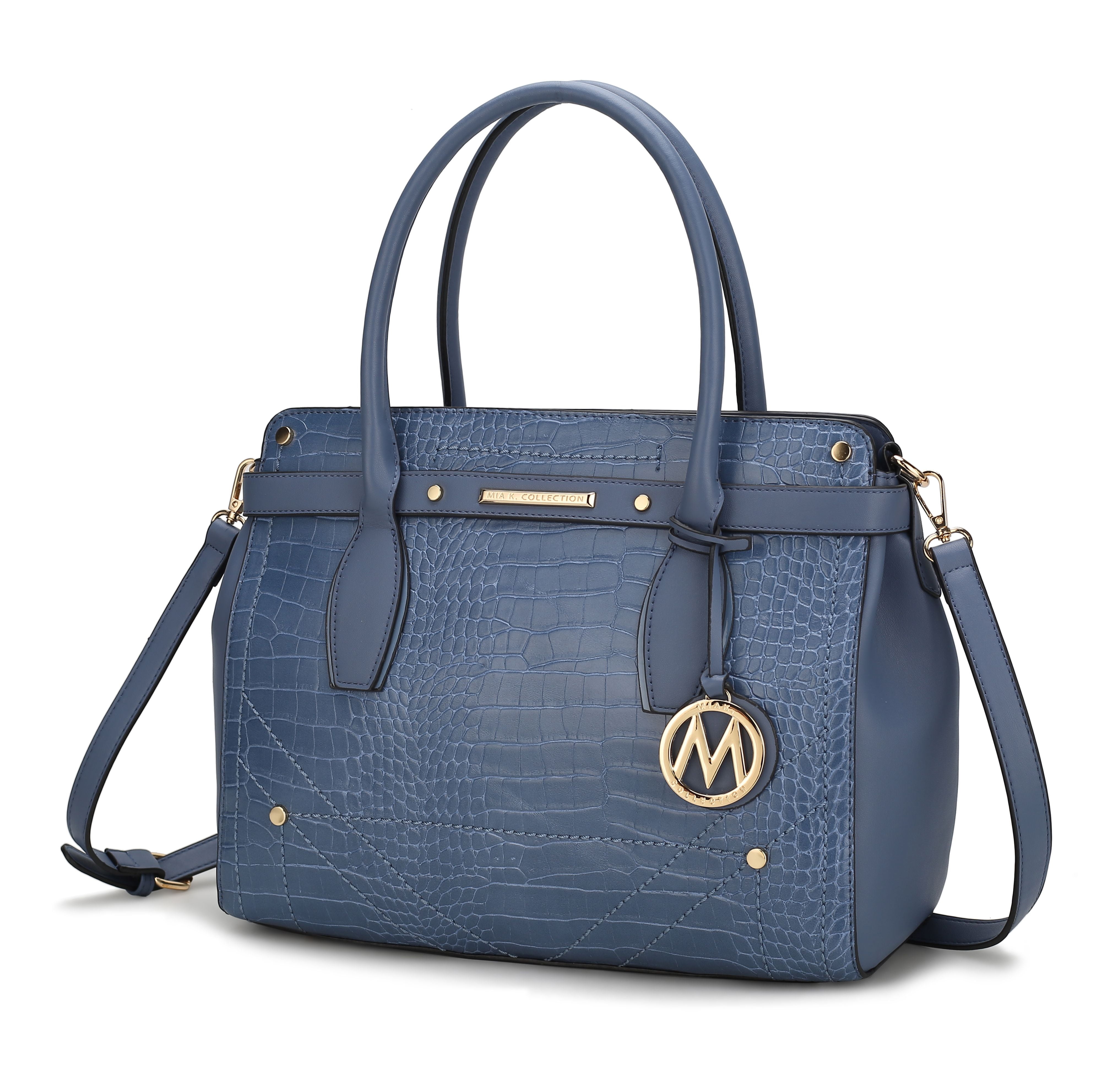 MKF Collection Catarina Vegan Crocodile Leather Satchel Handbag by Mia ...