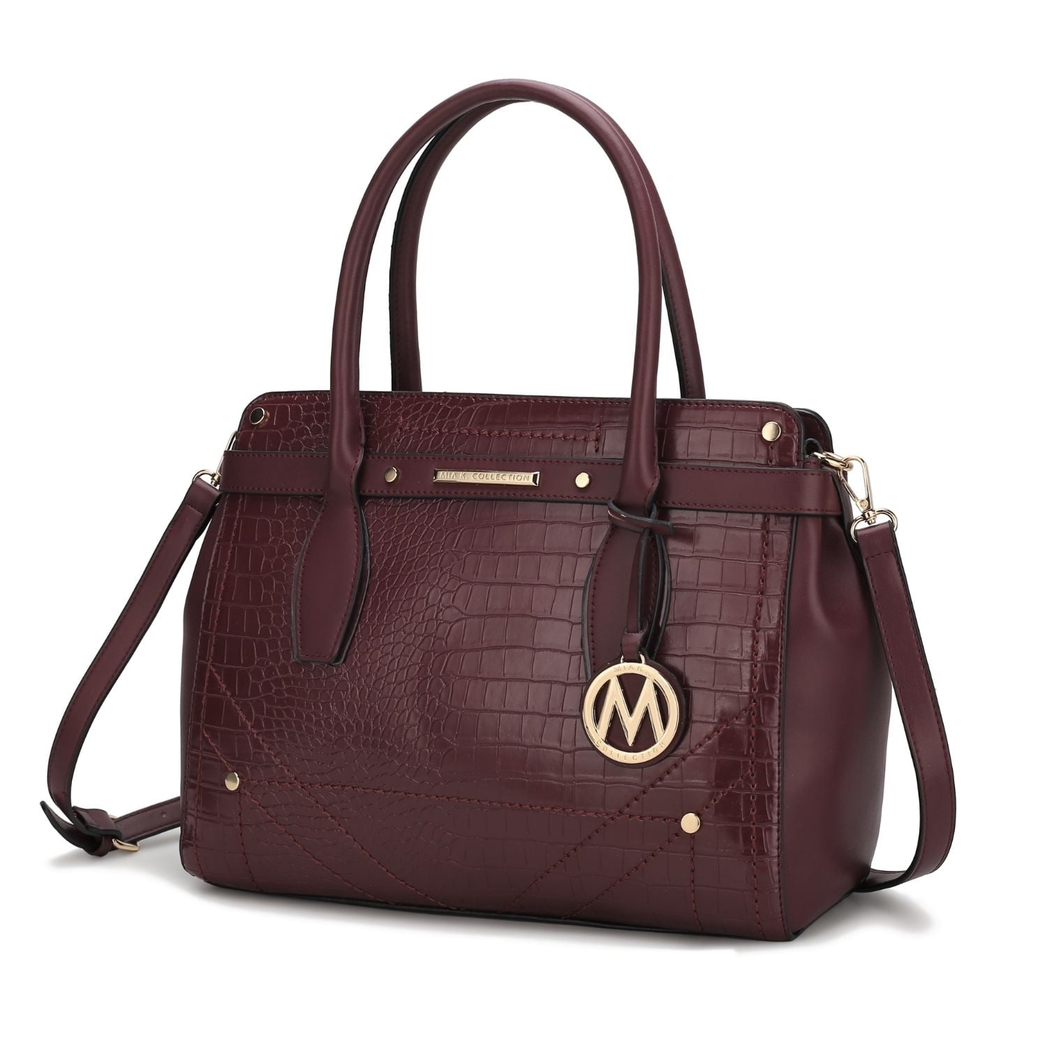 MKF Collection Catarina Vegan Crocodile Leather Satchel Handbag by Mia ...