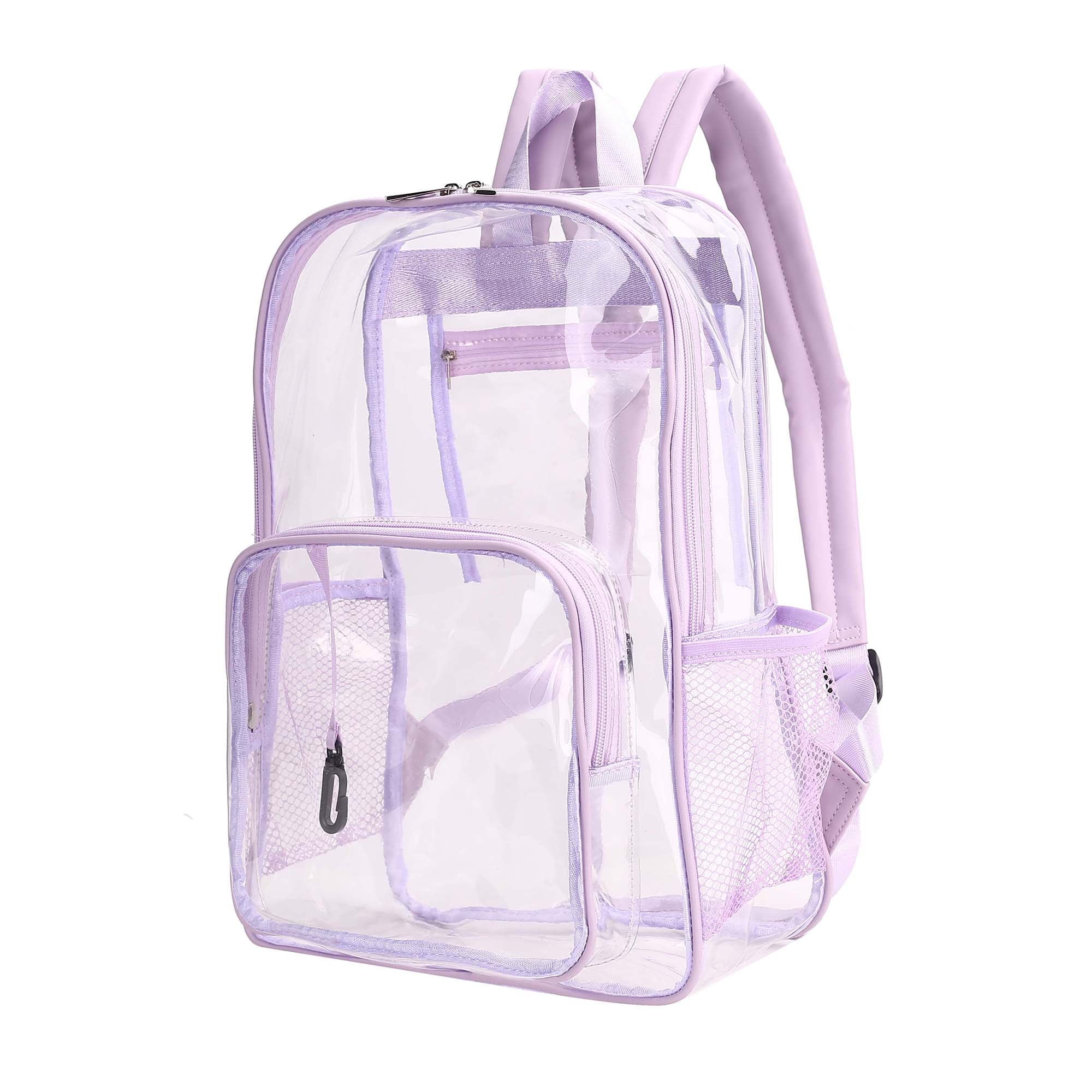 MKF Collection Cleo Transparent Backpack for Women, Crystal-clear PVC ...