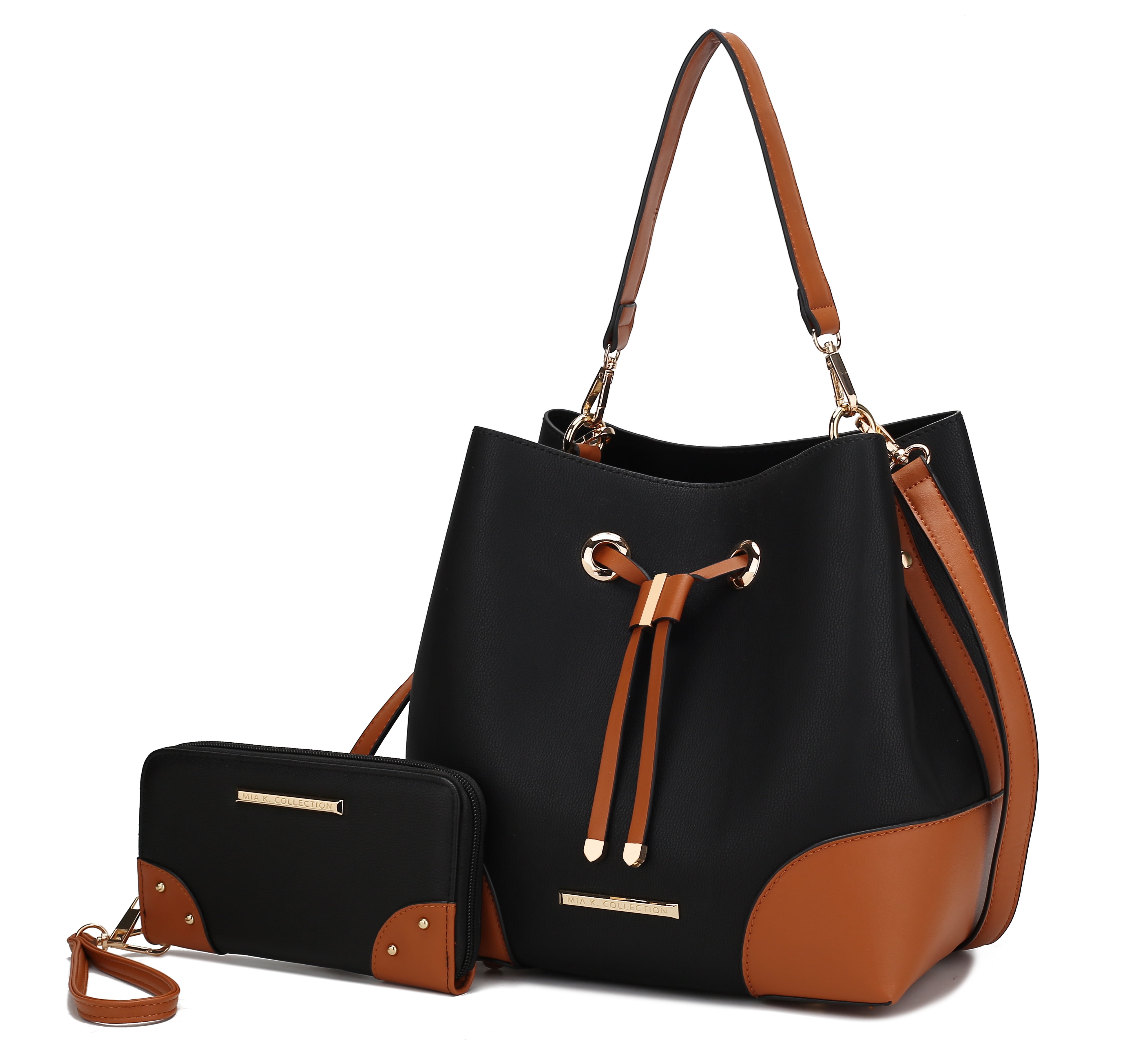 MKF Collection Color Block Bella Bucket & Wallet Set by Mia K ...