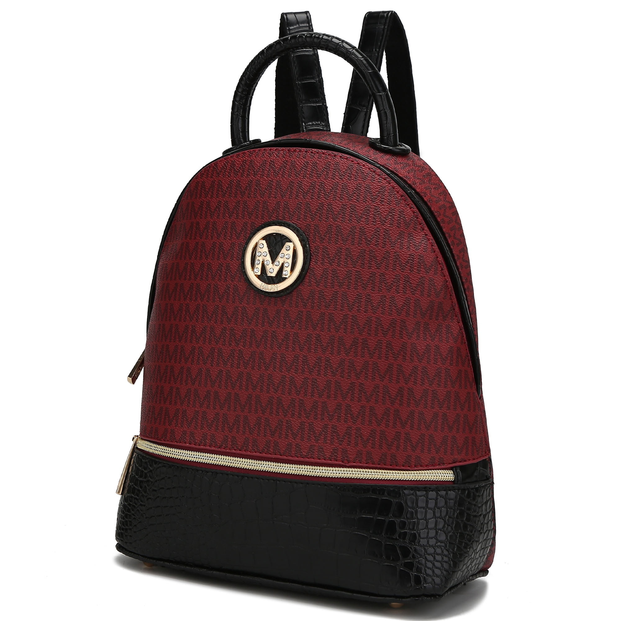 MKF Collection Denice Signature Women Backpack, Bookbag Purse Handbag ...