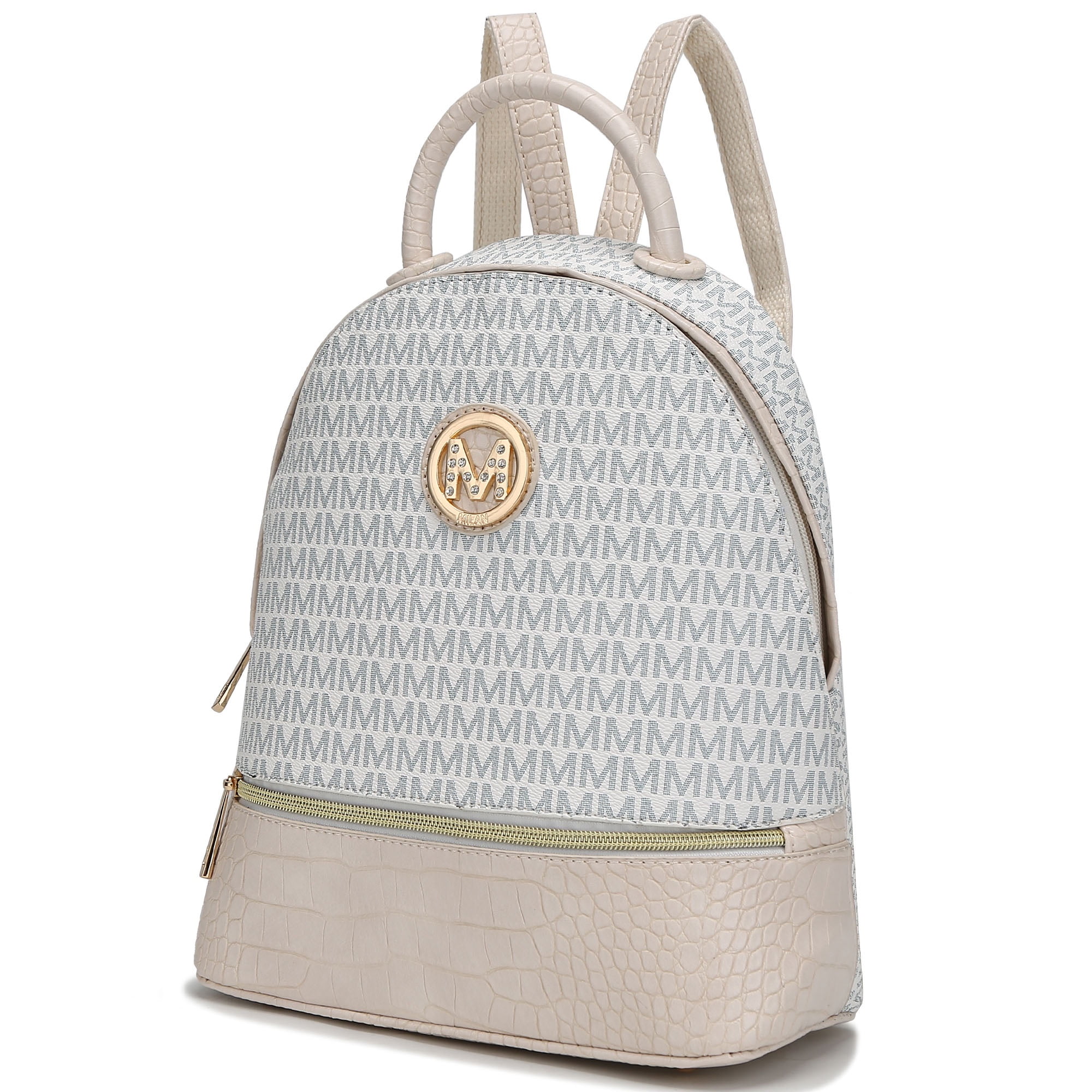 MKF Collection Denice Signature Women Backpack, Bookbag Purse Handbag ...