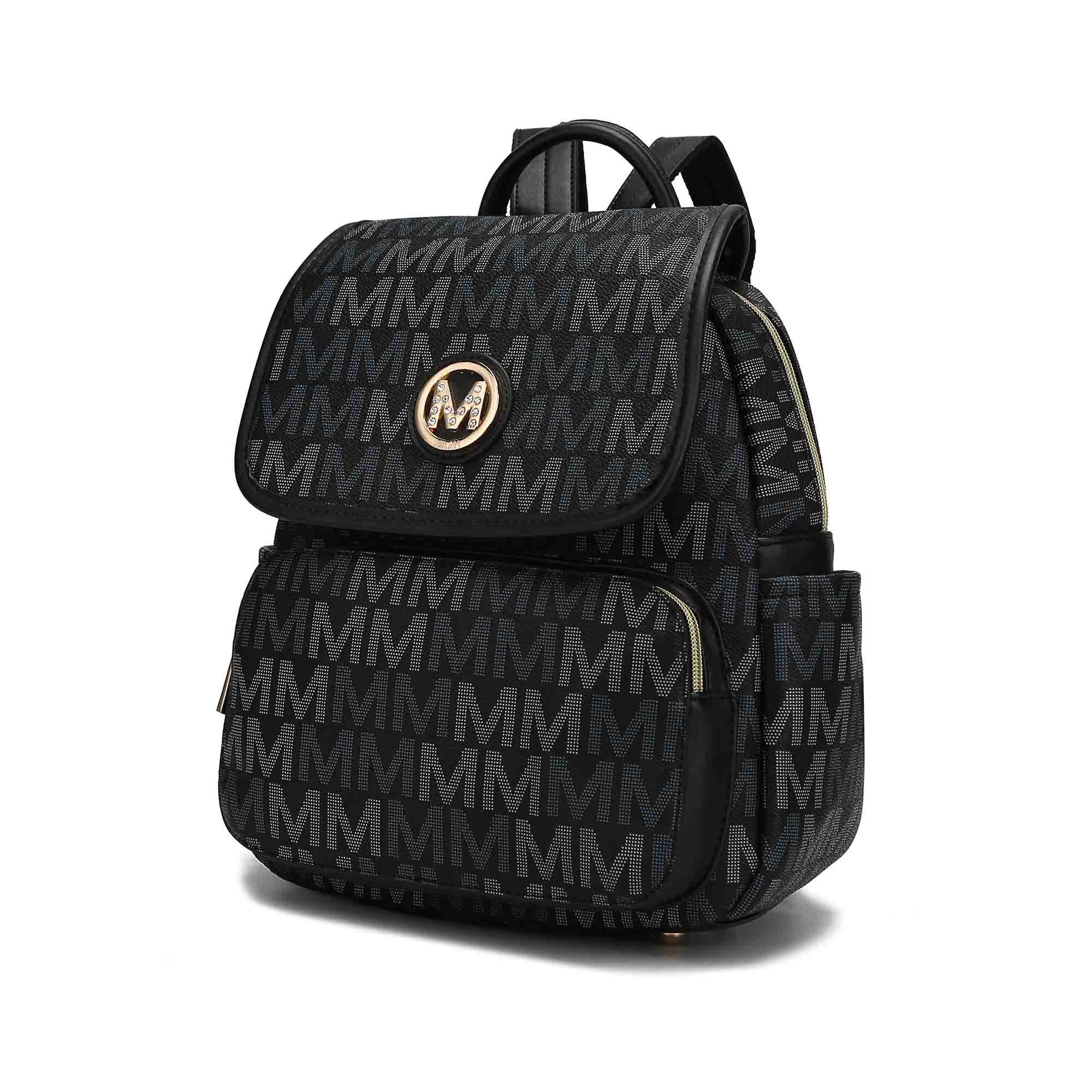 MKF Collection Drea Vegan Leather Women's Backpack by Mia K - Black ...