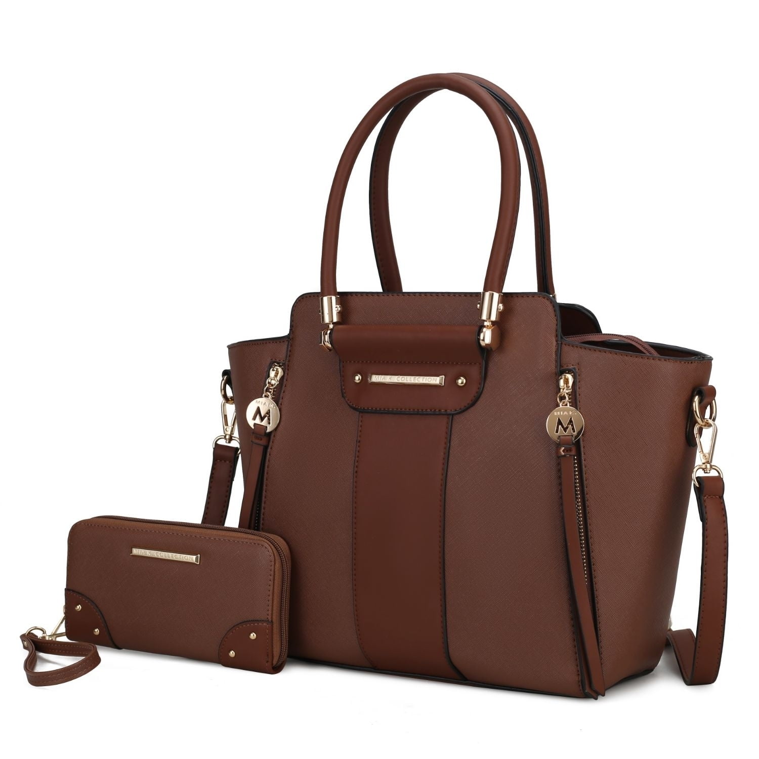 MKF Collection Eliana Women's Vegan Leather Tote Bag & Wallet 2-Piece ...