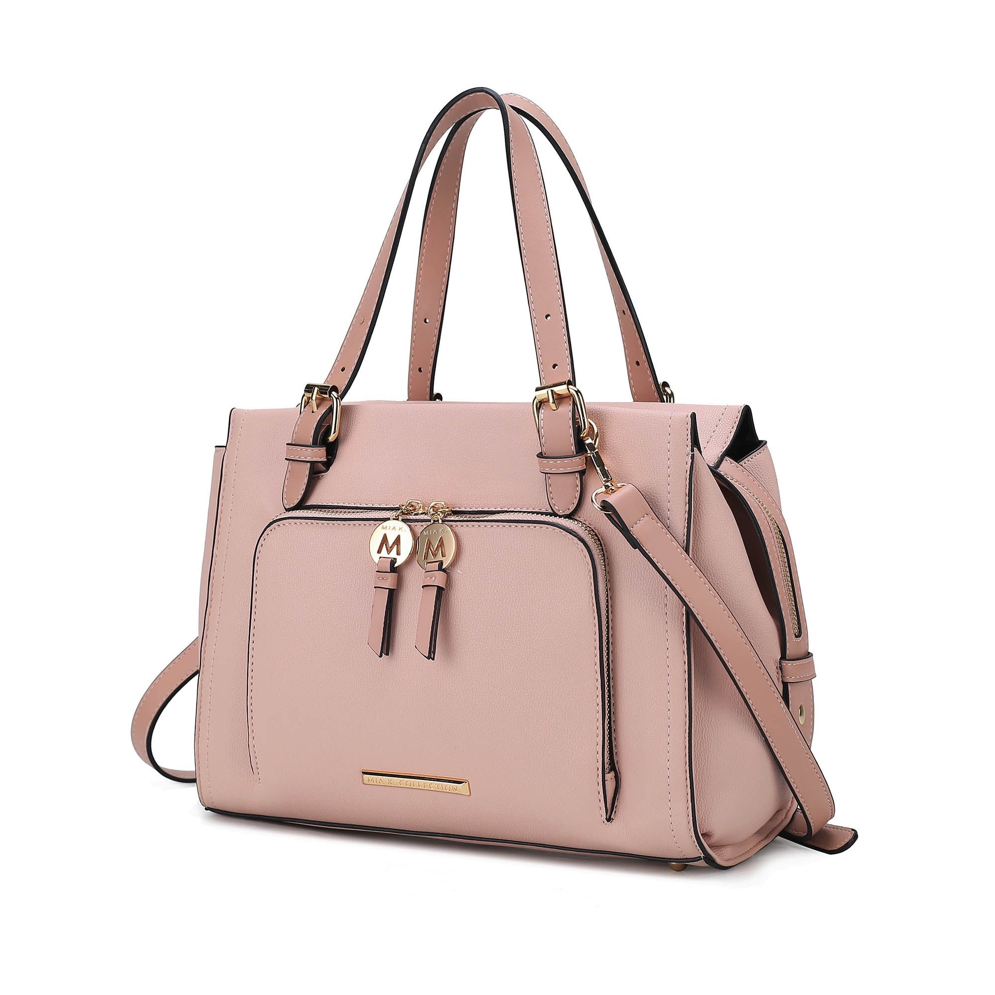 MKF Collection Elise Women’s Satchel Bag, Vegan Leather Large Handbag ...