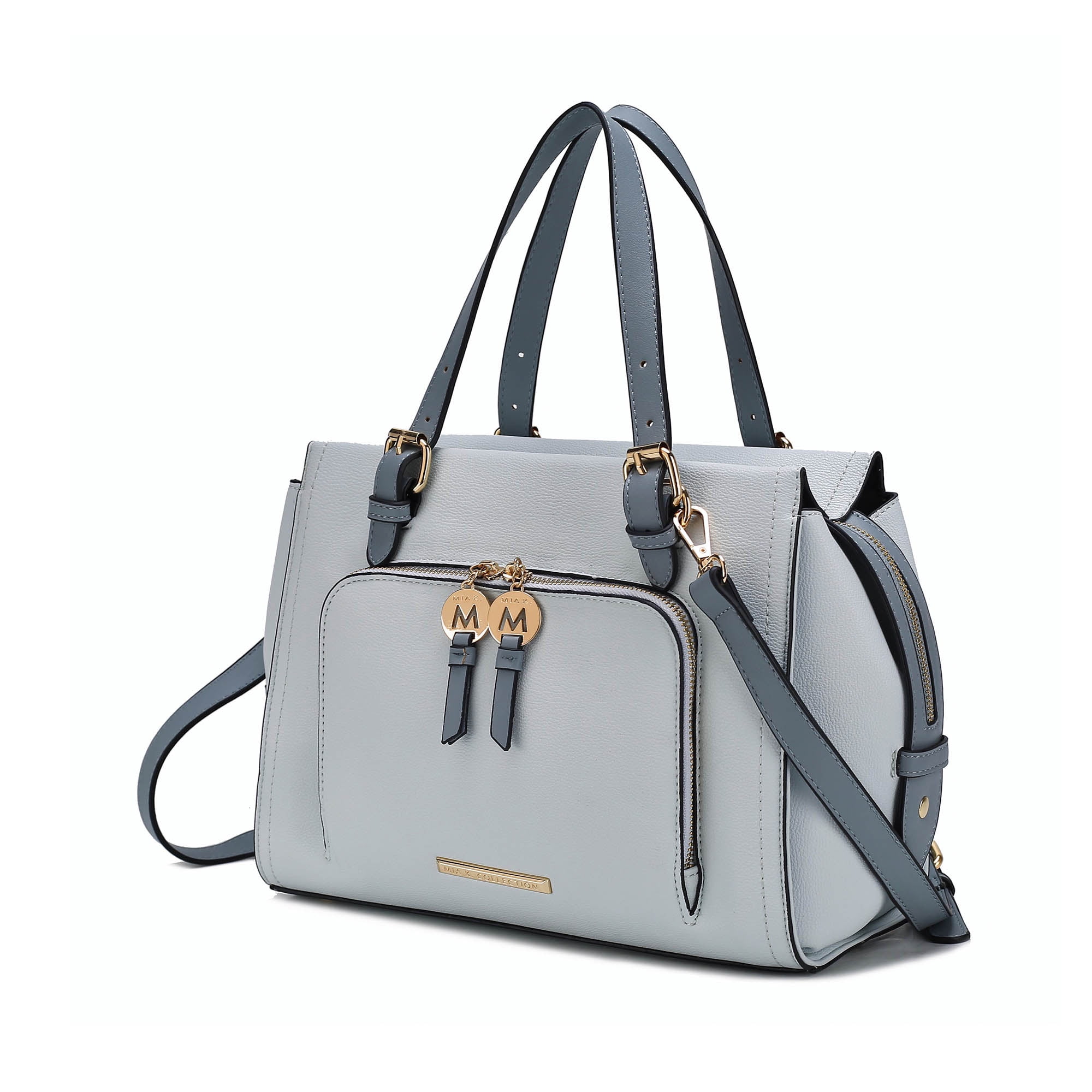 MKF Collection Elise Women’s Satchel Bag, Vegan Leather Large Handbag ...