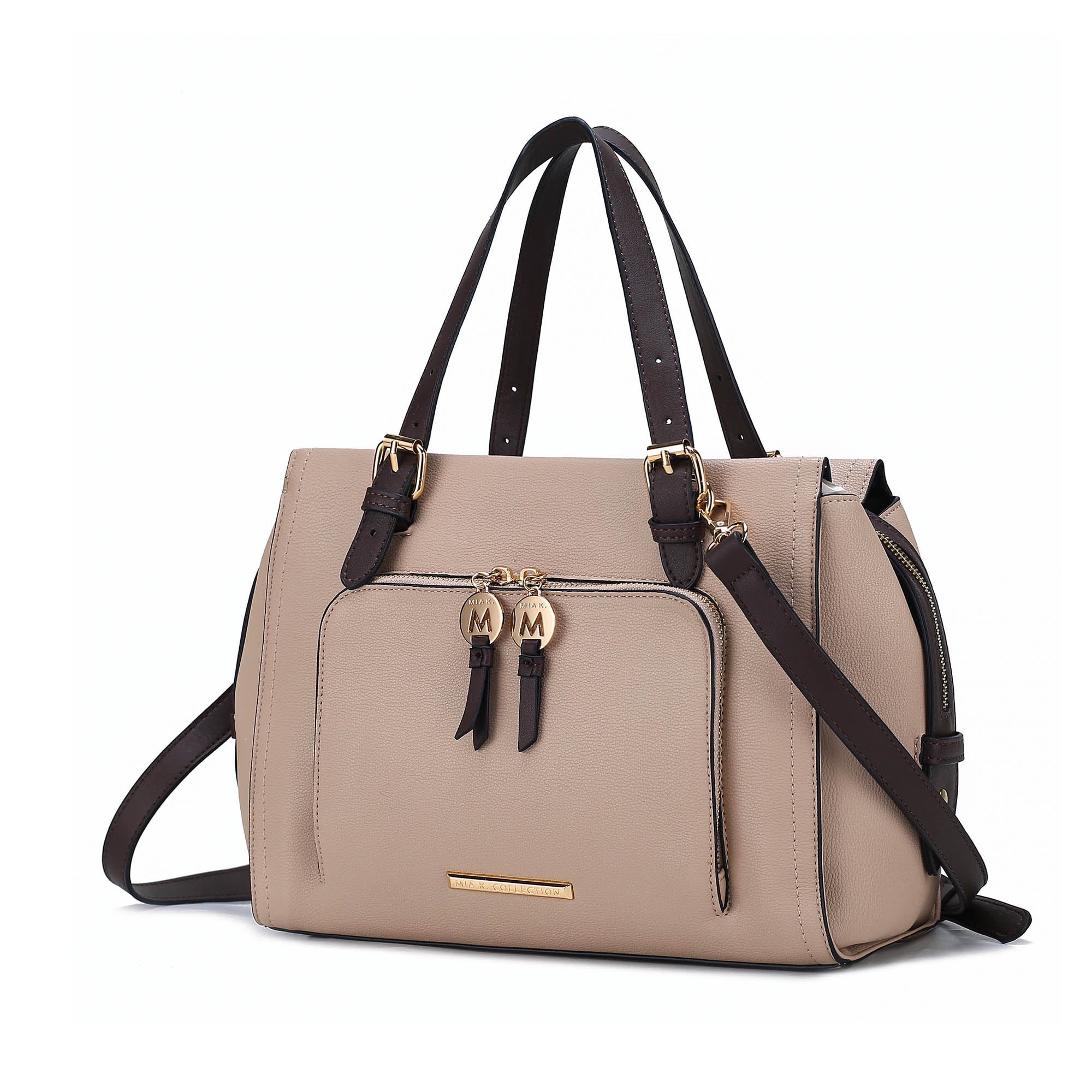 MKF Collection Elise Women’s Satchel Bag, Vegan Leather Large Handbag ...