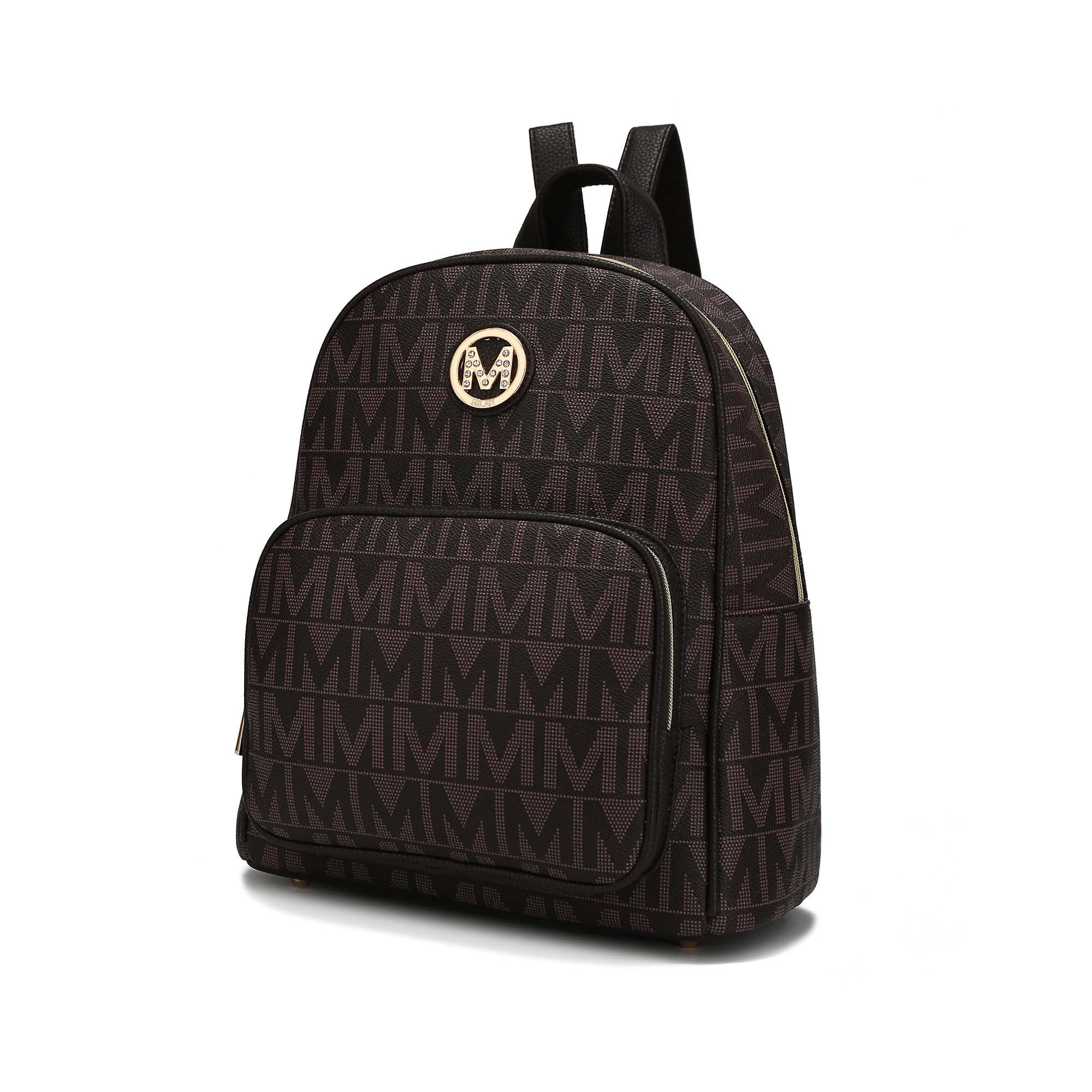 MKF Collection Fanny Women's Backpack, Signature Vegan Leather Daypack ...