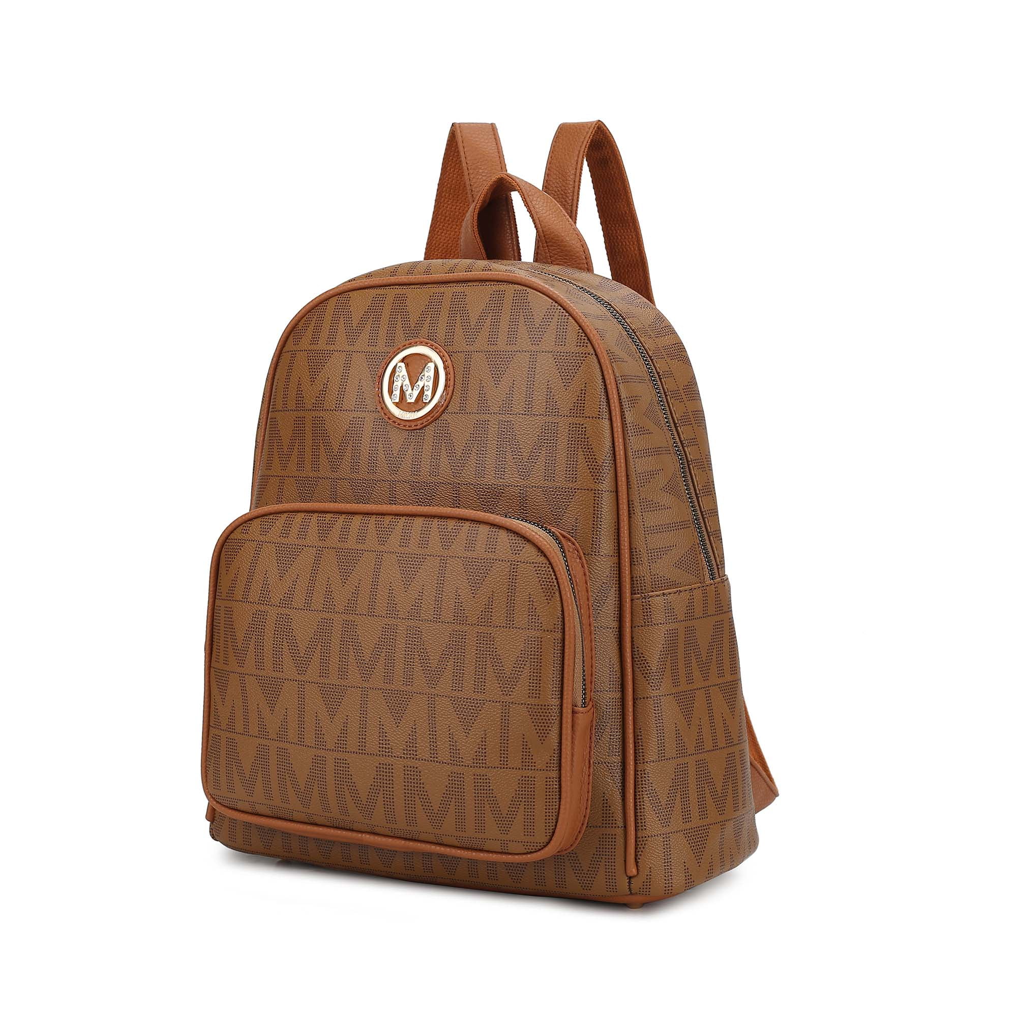 MKF Collection Fanny Women's Backpack, Signature Vegan Leather Daypack ...