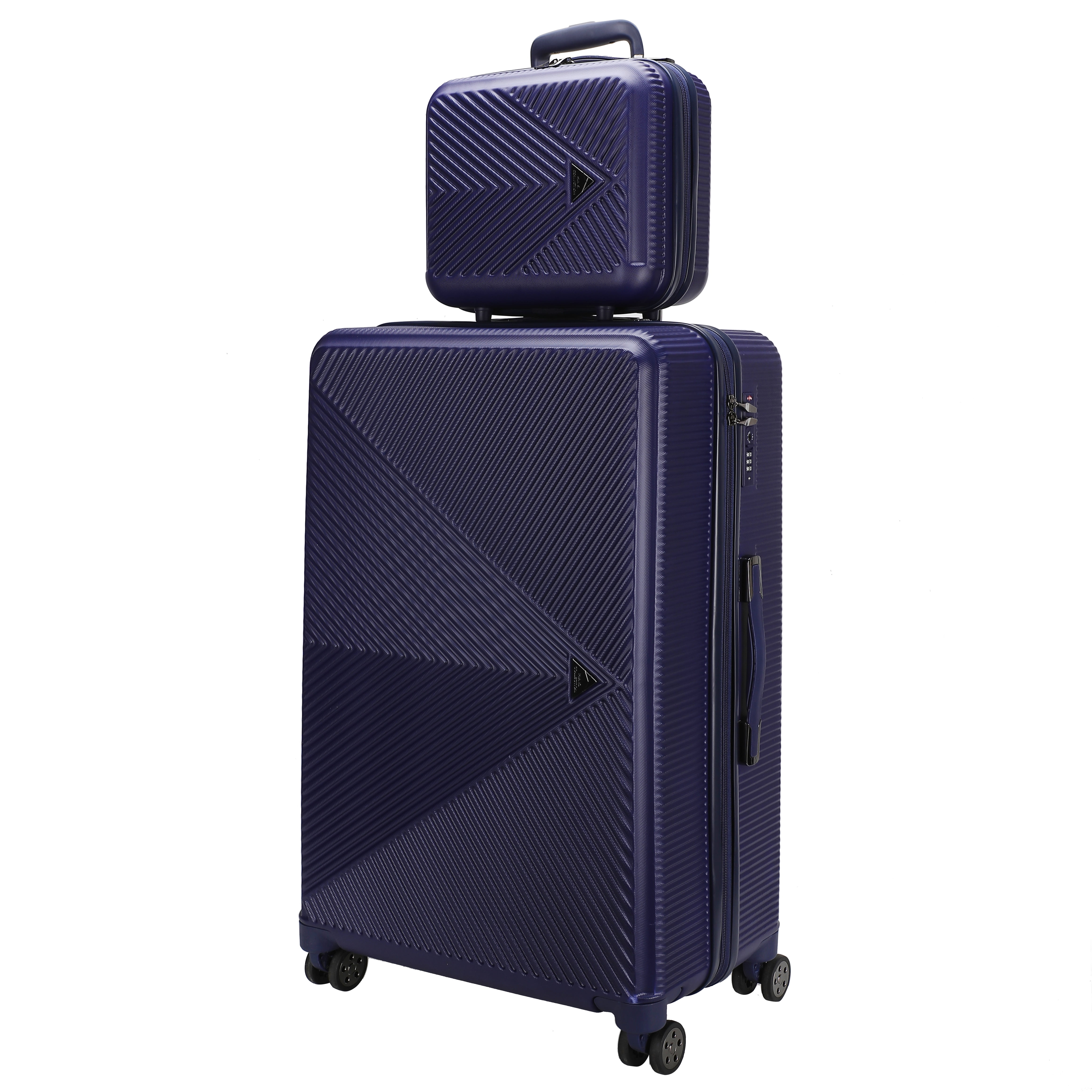 MKF Collection Felicity Carry-On Luggage Hardside, Luxurious Travel ...