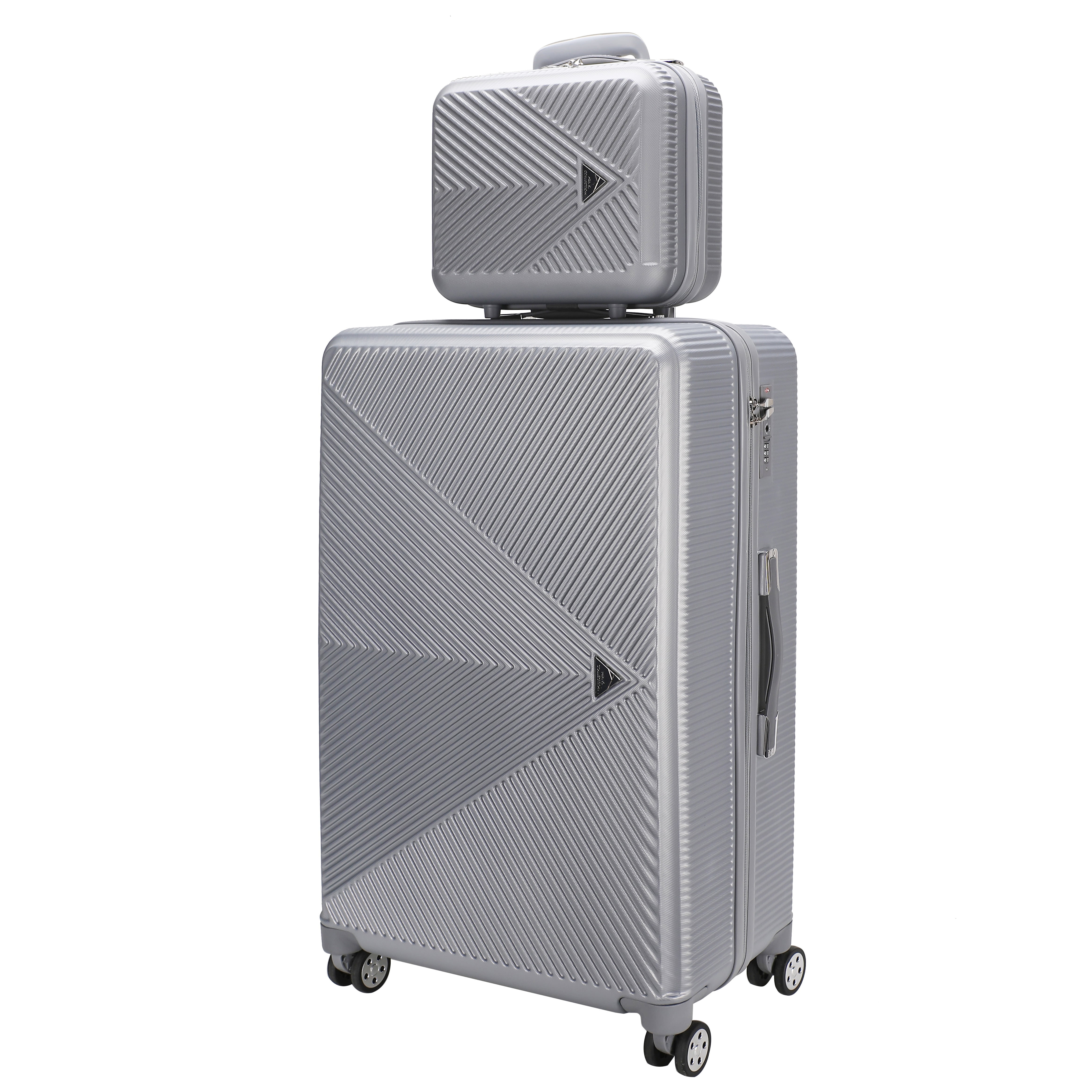 MKF Collection Felicity Carry-On Luggage Hardside, Luxurious Travel ...