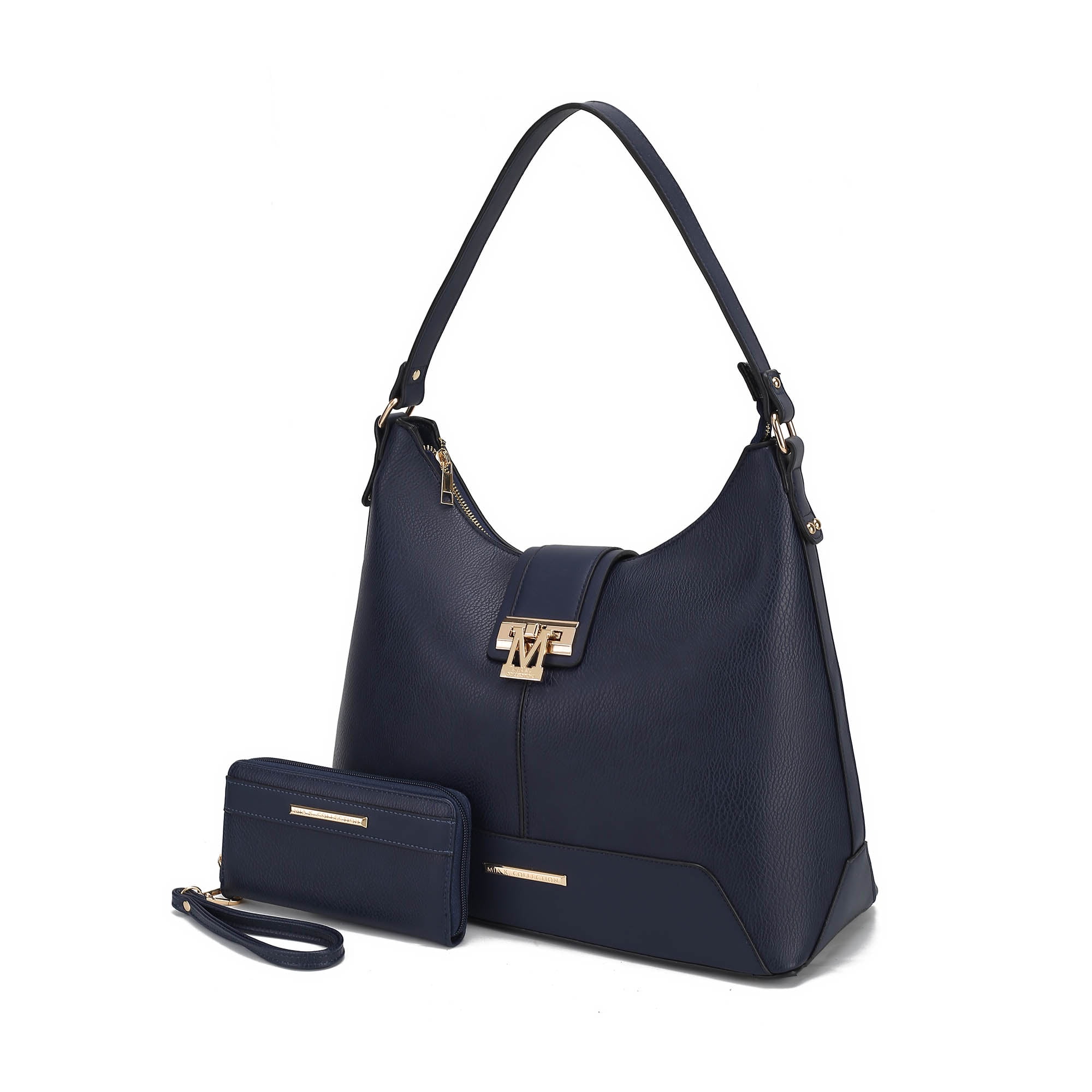 MKF Collection Graciela Women's Hobo Bag & Wallet, Vegan Leather ...