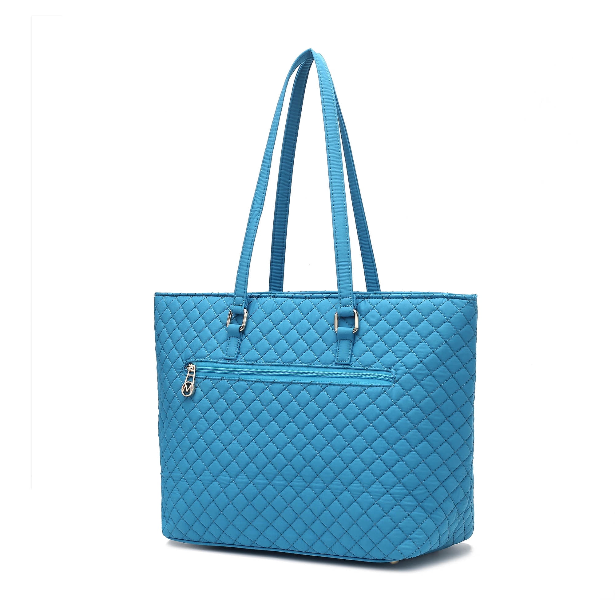 MKF Collection Hallie Women’s Tote Bag, Solid Quilted Cotton Shoulder ...