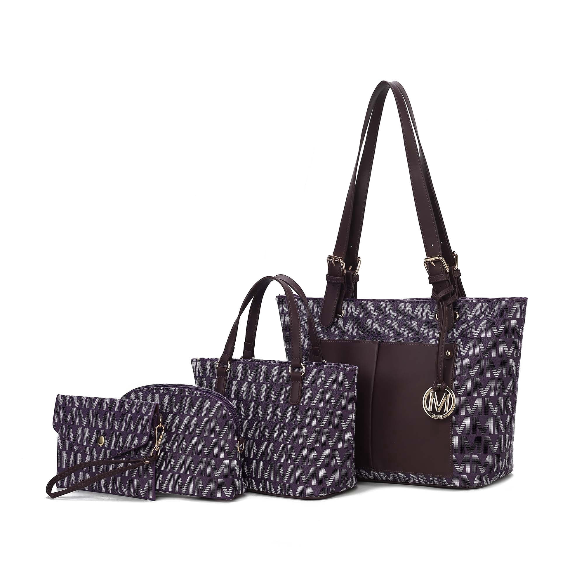 MKF Collection Havenly Women's Tote Bag, Wristlet Pouch Purse, Vegan ...