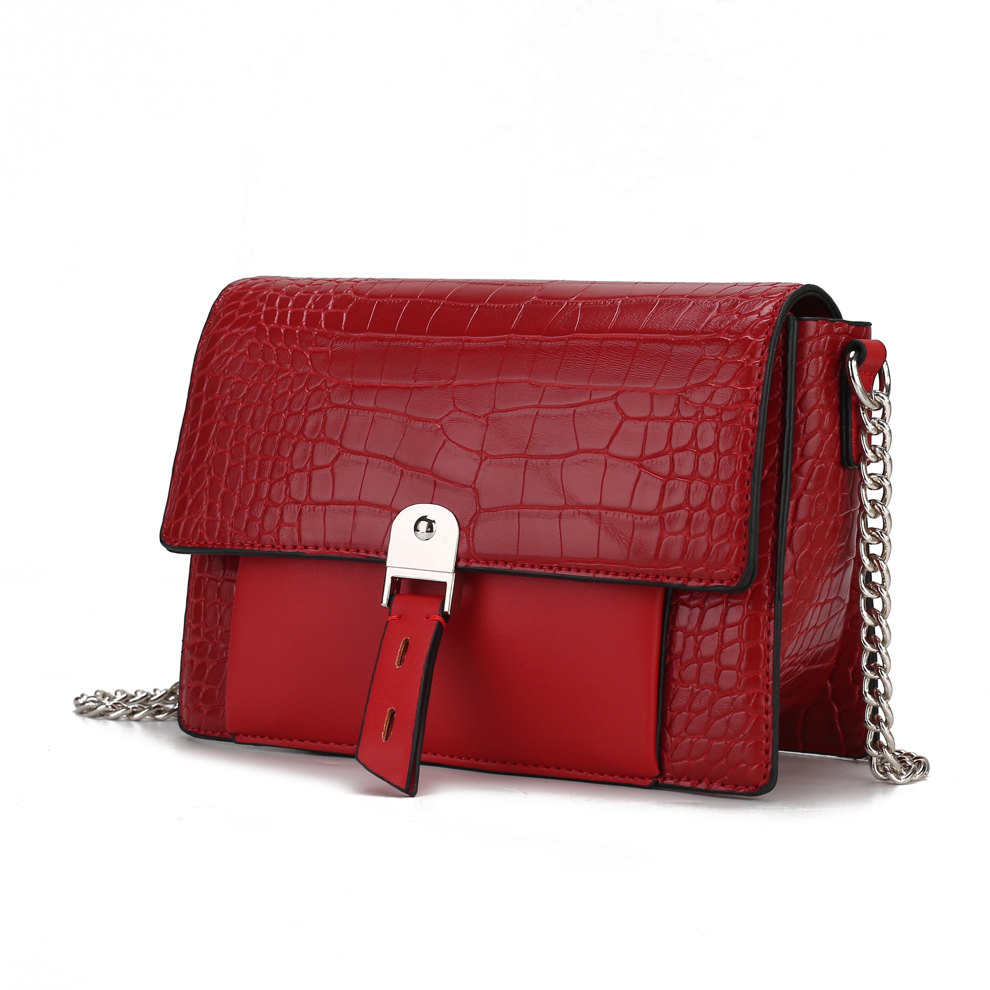 MKF Collection Hope Crossbody Bag Crocodile Embossed Vegan Leather ...